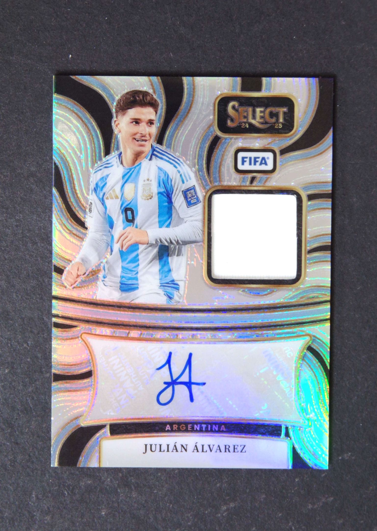 2024-25 Panini select Julian Alvarez LU酱专业代卖 （七岁）FIFA 阿根廷 胡利安 阿尔瓦雷斯 银折 ...