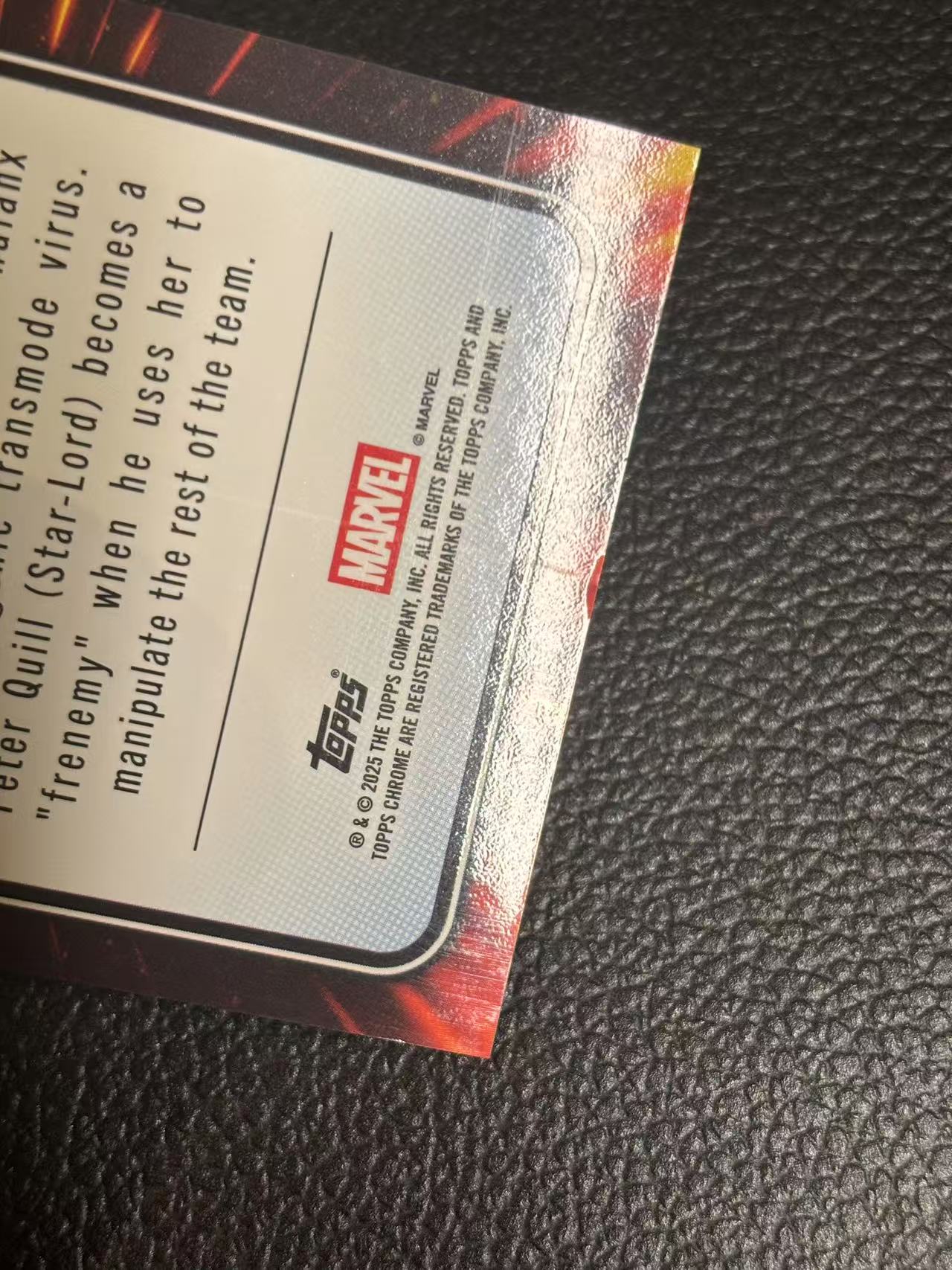 2025 Topps Marvel (MCU) Chrome Mantis 螳螂女 199编 蓝绿Shimmer折 漫威 瑕疵如图 ...