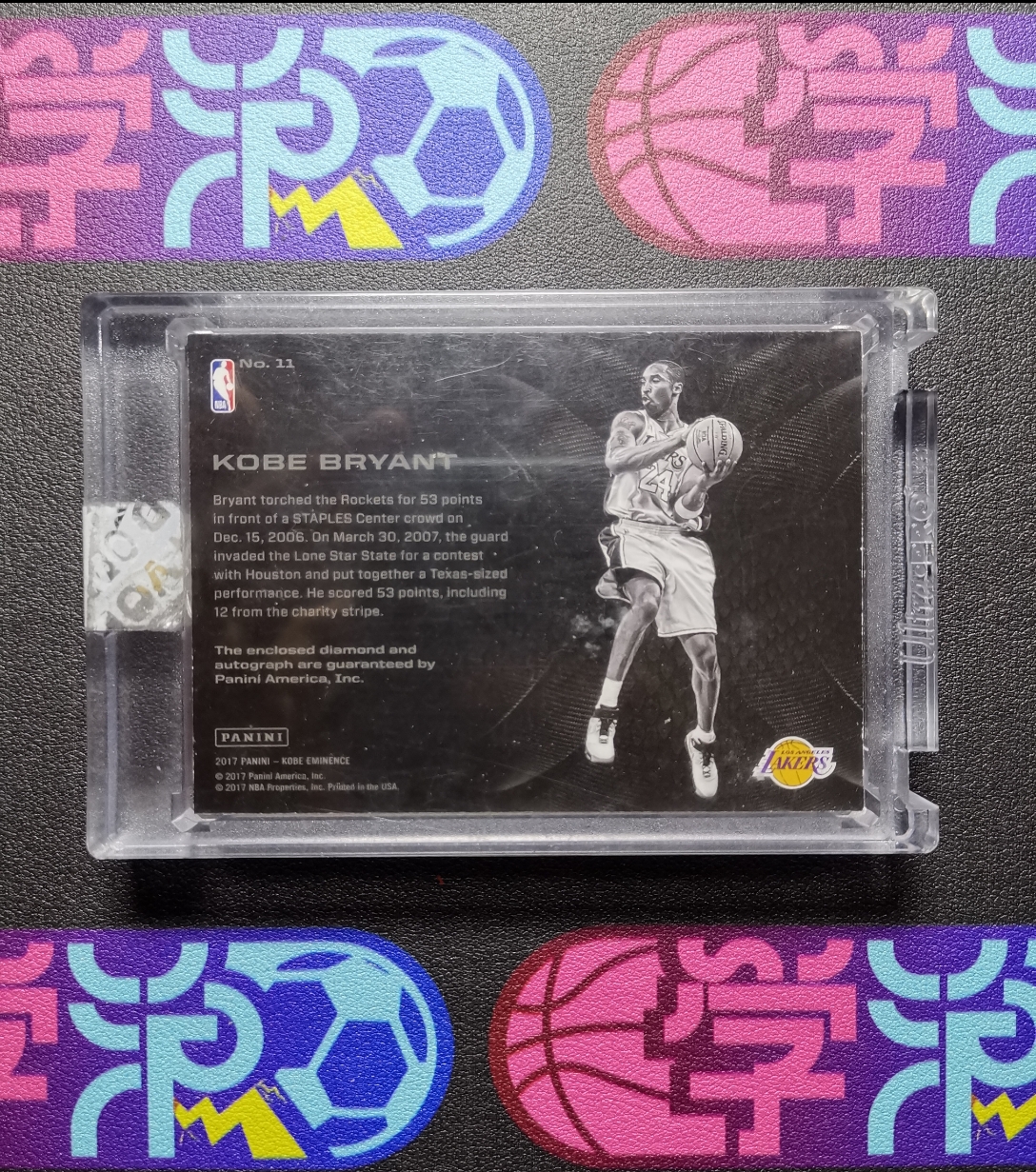 2016-17 Panini Eminence Kobe Bryant 【学浪】大真金 湖人 科比 布莱恩特 签字 卡签 金笔 生涯33643 ...