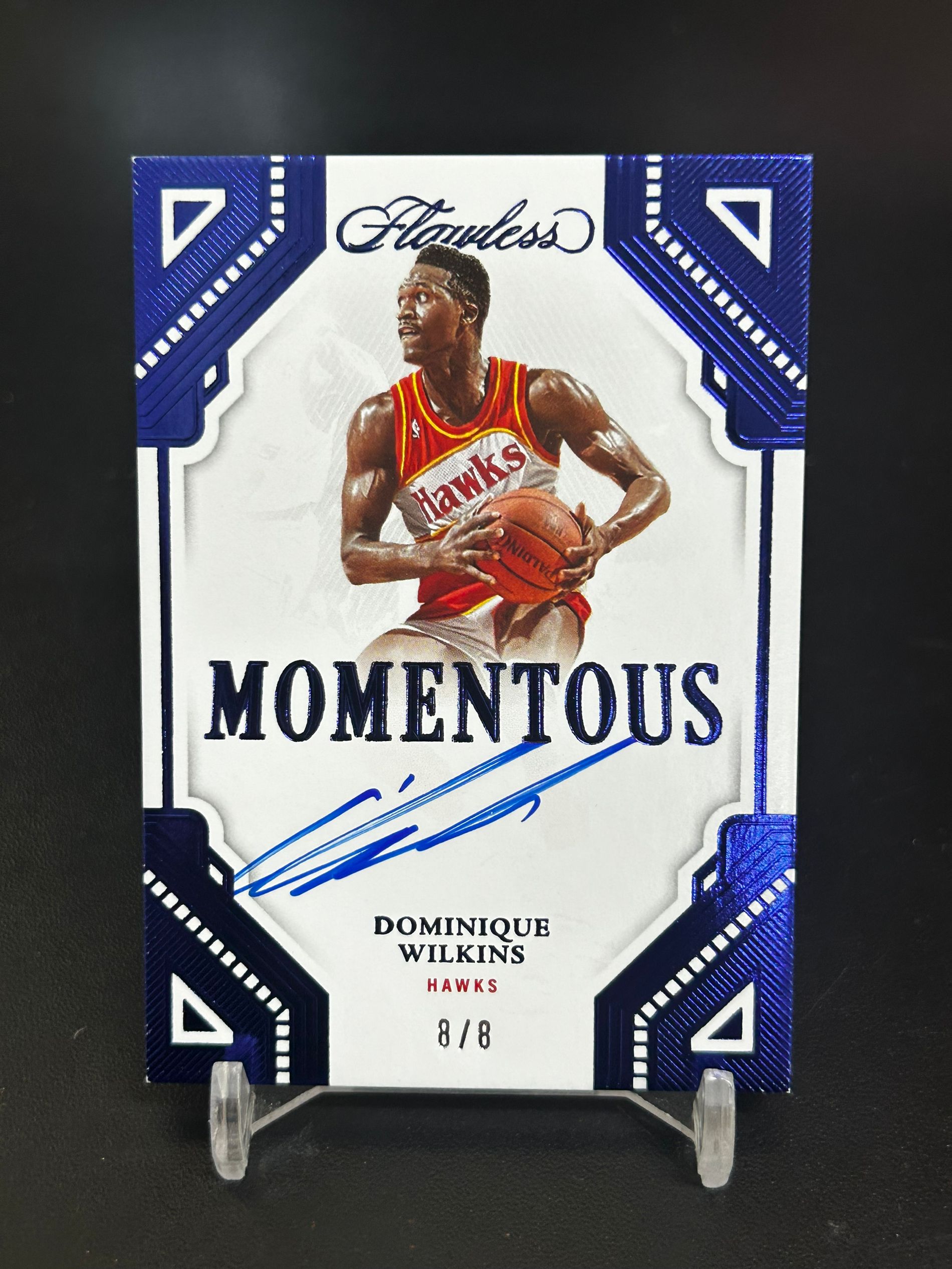 【浩行拍卖 截标预付82%】2022-23 panini flawless dominique wilkins 手提 老鹰 多米尼克 威尔金斯 ...