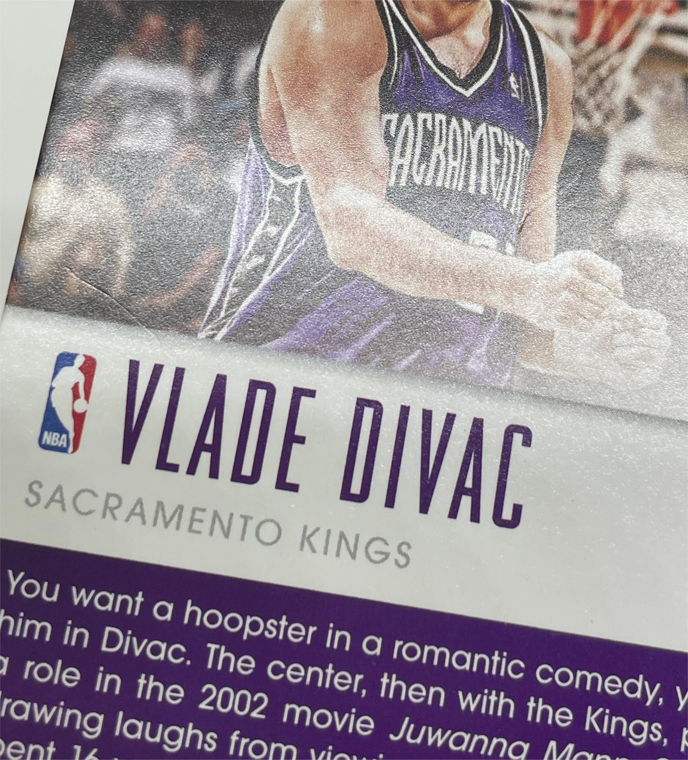 2015-16 Panini Gala Vlade Divac 【星辰代卖】国王 迪瓦茨 08/25编 Genregraphs 折射 签字卡签 ...