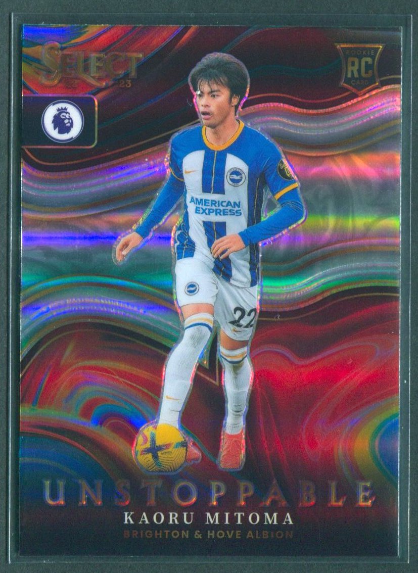 2022 Panini Select Premier League Kaoru Mitoma RC 三笘薫 英超「布莱顿.未来之星」恩西索 ...