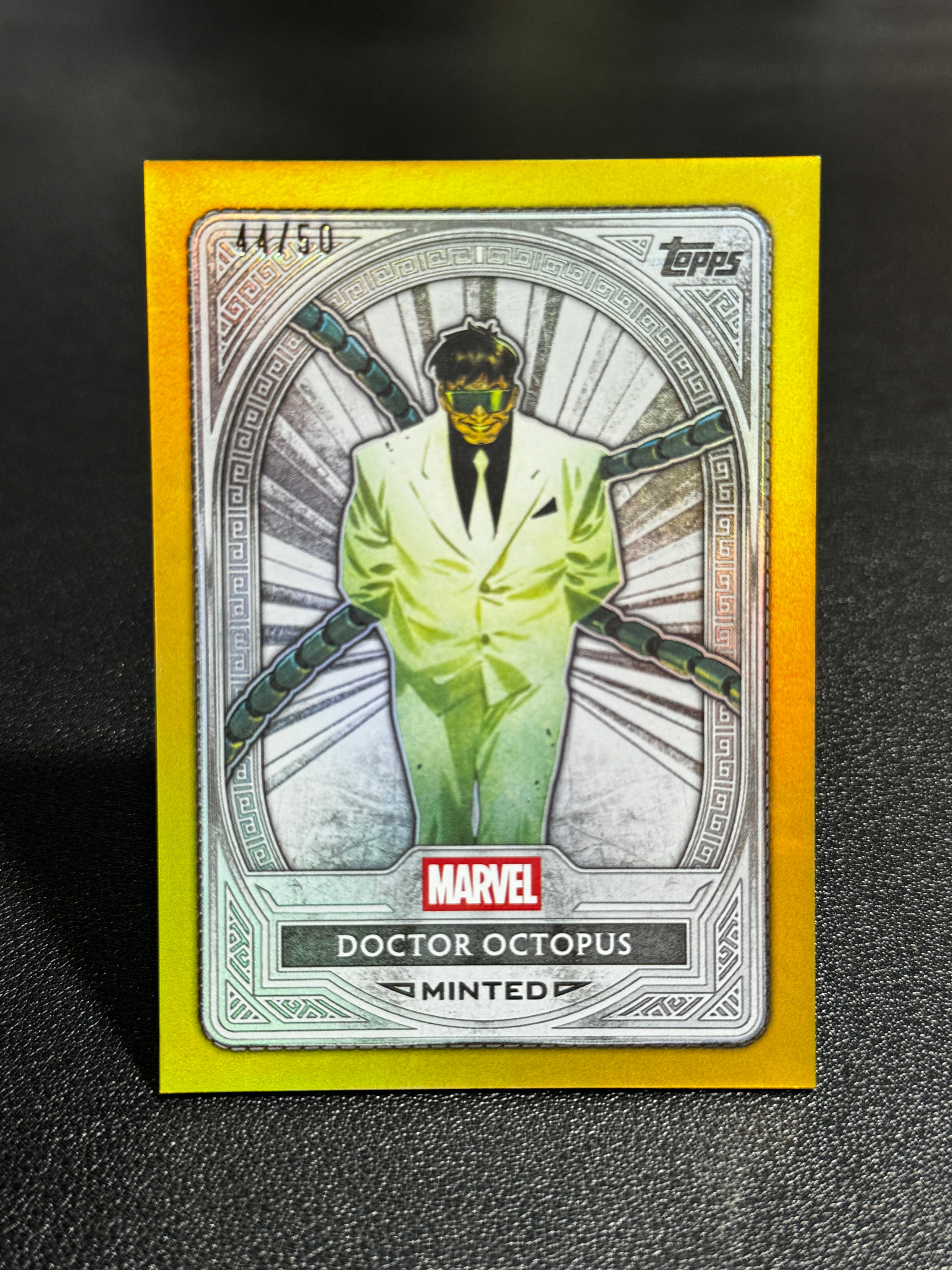 2025 Topps Marvel (MCU) Mint 漫威 Minted 2阶 银版本 50编 金折 Doctor Octopus 章鱼 ...