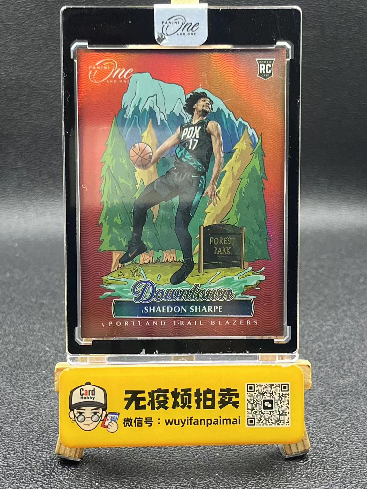 2022-23 Panini One and One Shaedon Sharpe 【无疫烦拍卖】开拓者 谢登夏普 新秀RC downtown ...