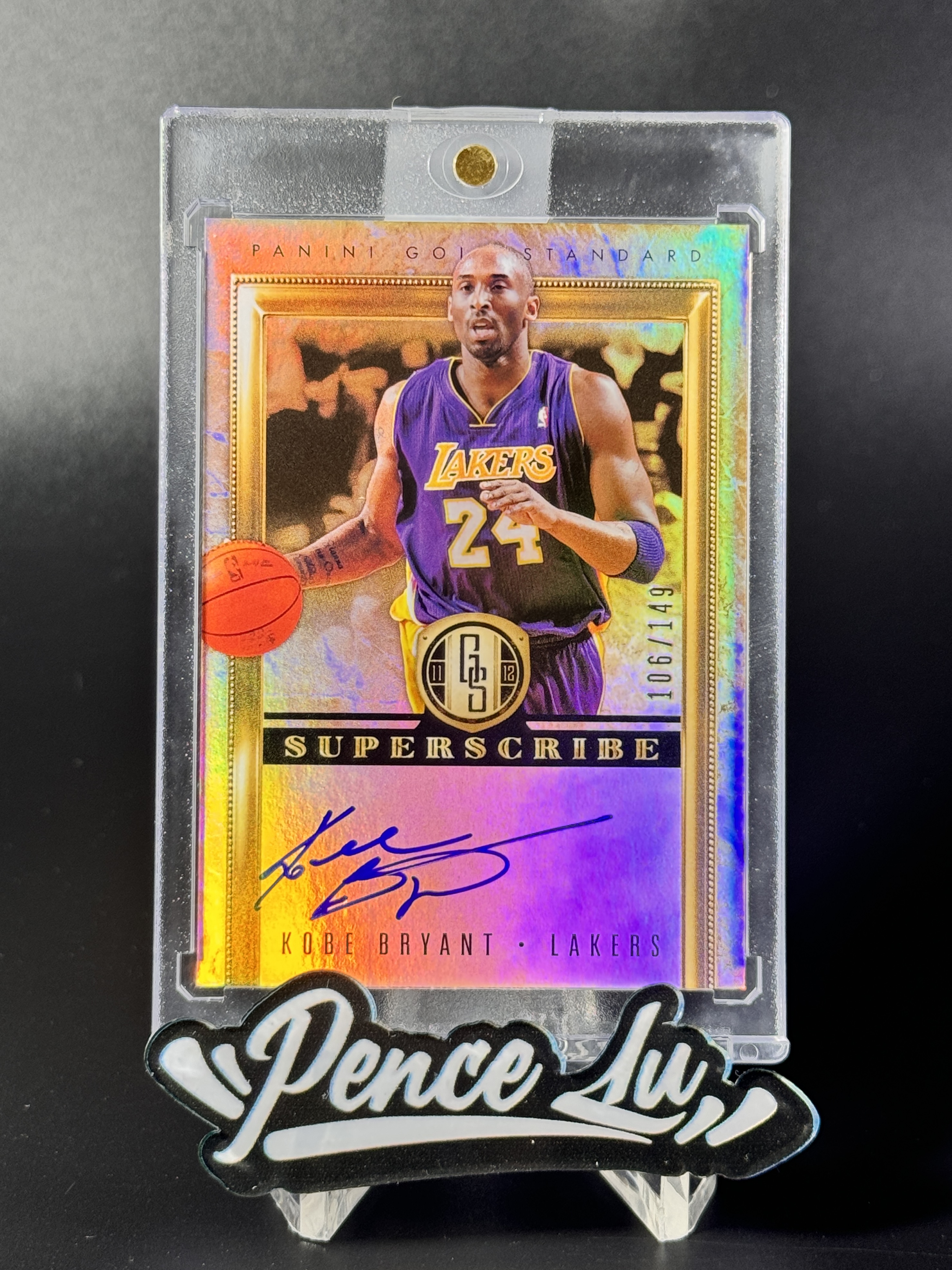 【喷子拍卖】2011-12 Panini Gold Standard Kobe Bryant 金砖系列 洛杉矶湖人 科比 布莱恩特 折射 签字 ...