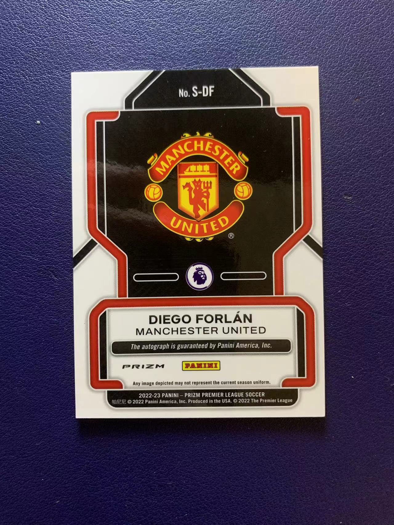 2022-23 Panini Prizm UEFA Euro forlan 【大树代卖 】pz 英超 曼联 弗兰 圈圈折 签字 贴签 折射 卡 ...