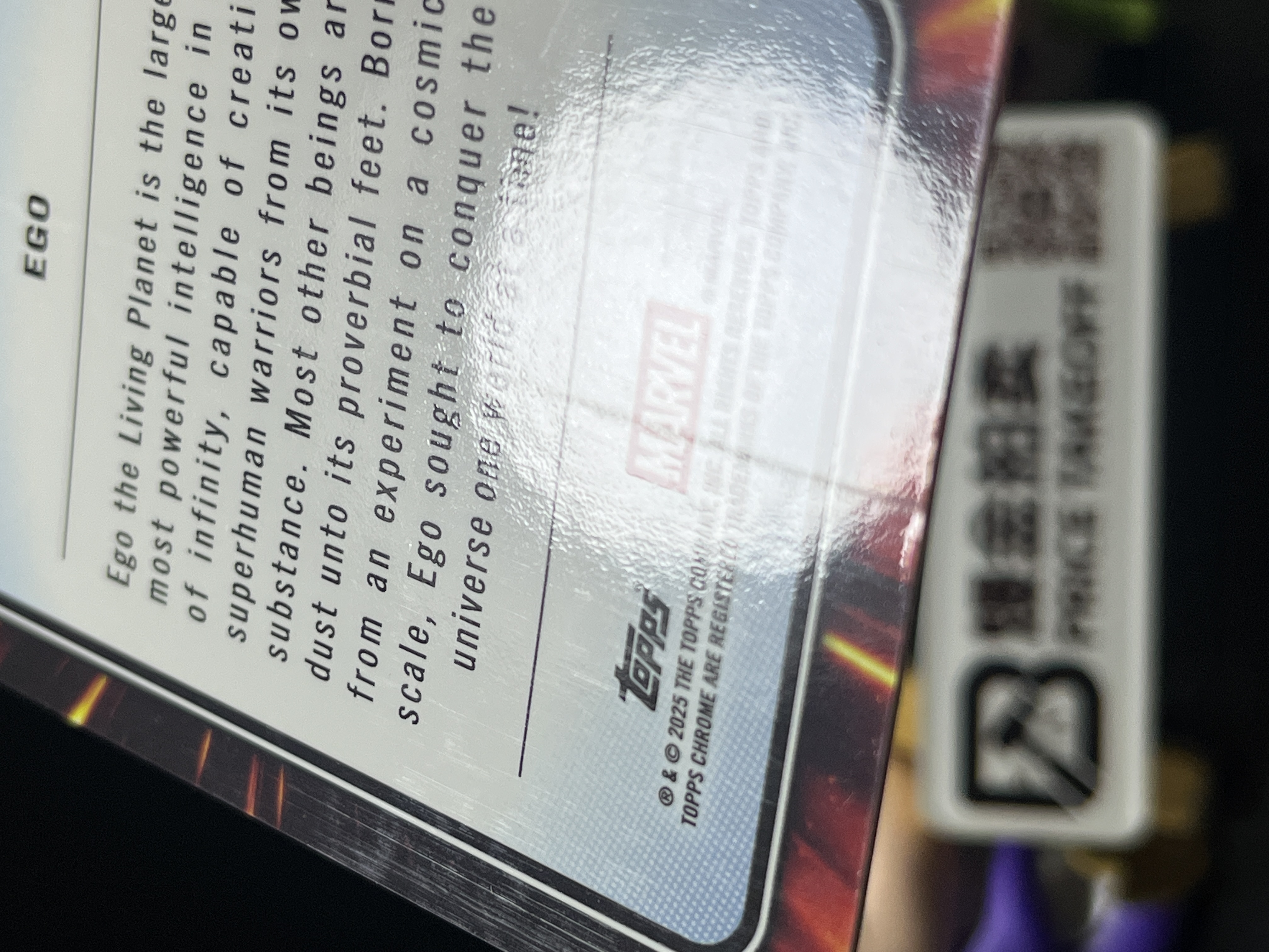 【爆金拍卖】13 B85 2025 TOPPS CHROME TC MARVEL 漫威 ego 活体星球 伊果 伊戈 39/39编 尾编 霹雳 ...