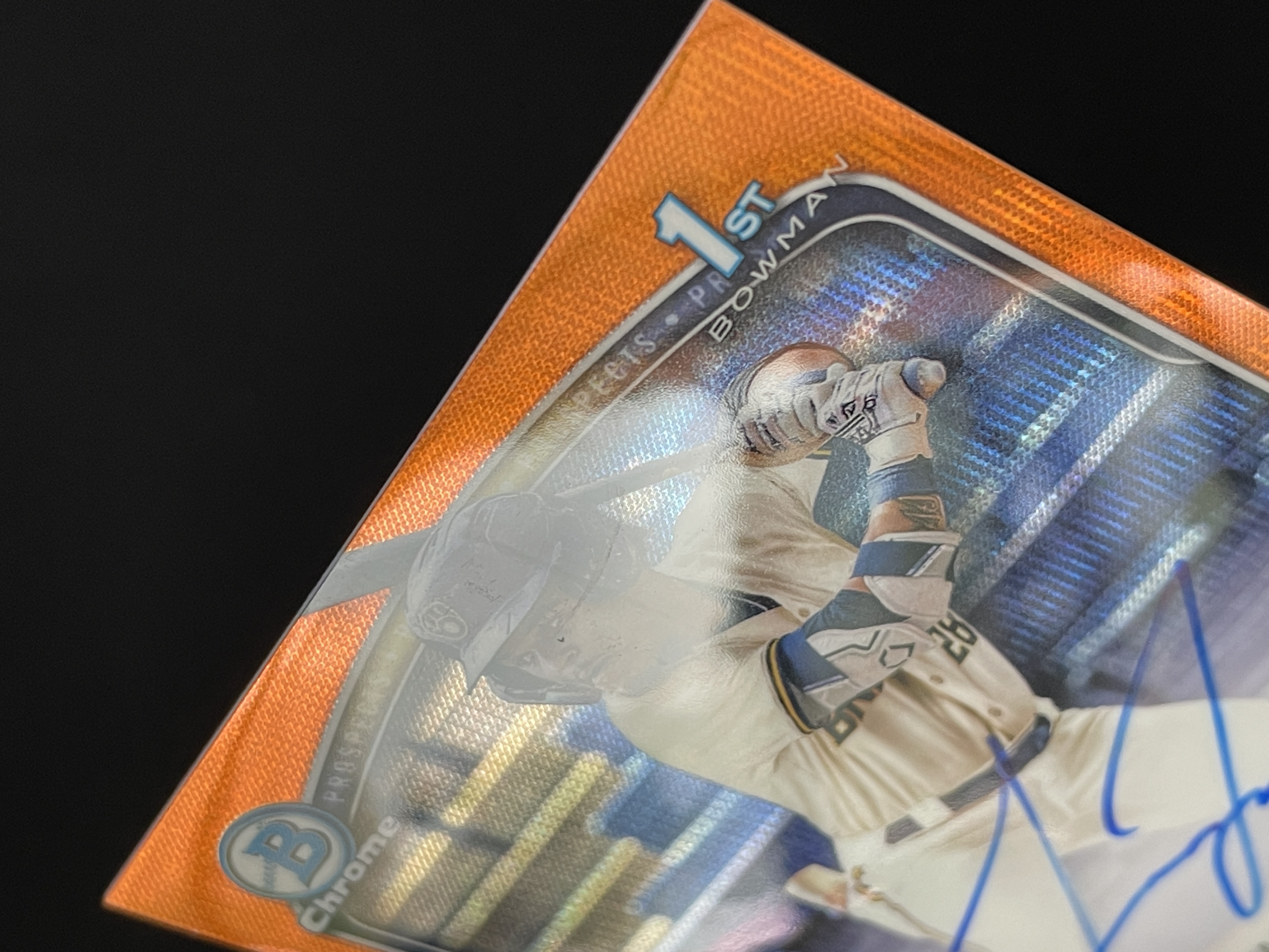 【南昌NOVA】2025 Topps Chrome Bowman MLS Jadyn Fielder 棒球 密尔瓦基酿酒人 杰丁 菲尔德 橙 ...