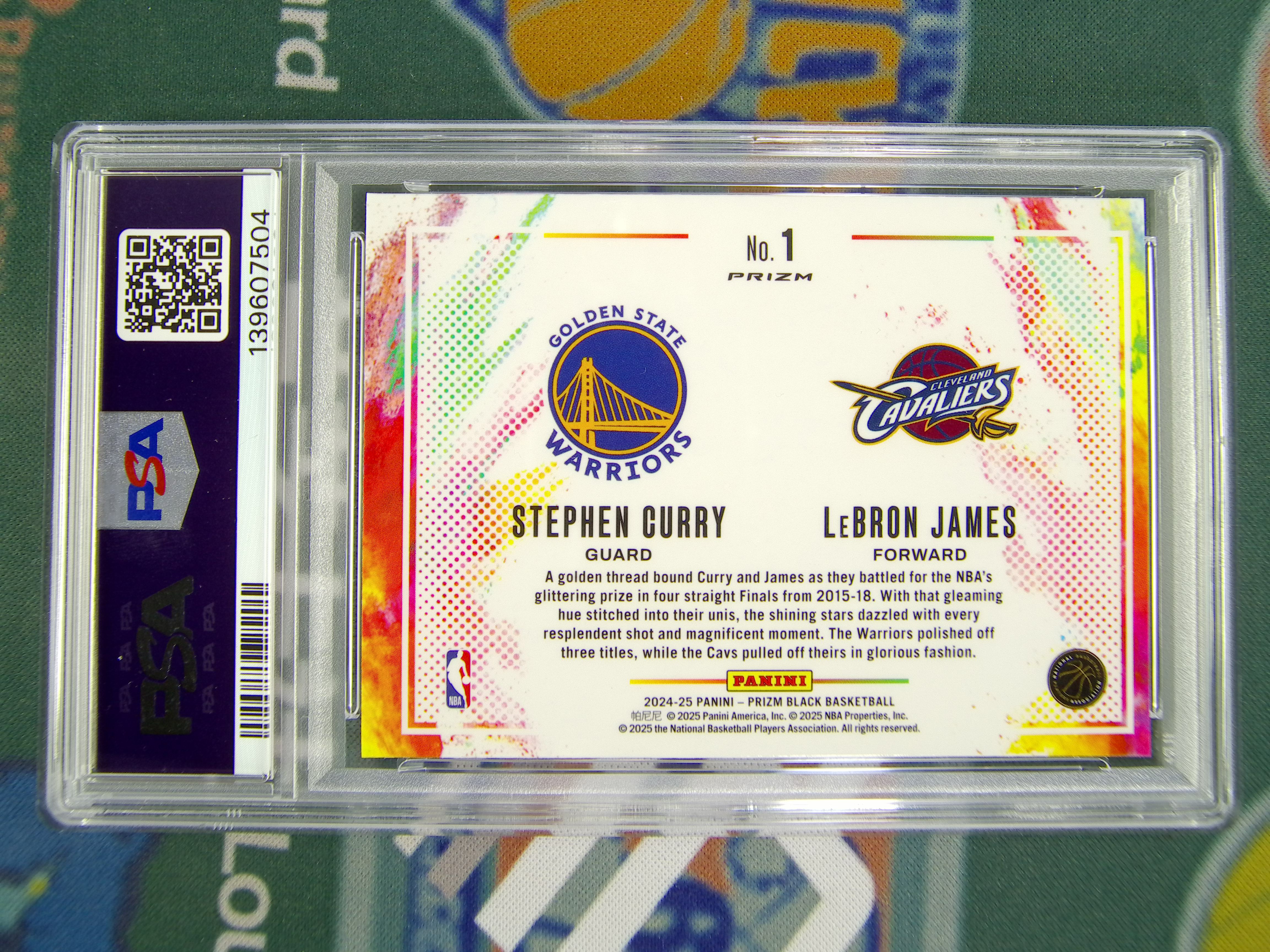 2024-25 Panini Prizm Black LeBron James 【LZK PMY01011】PZ 双人泼墨 勒布朗 詹姆斯 ...