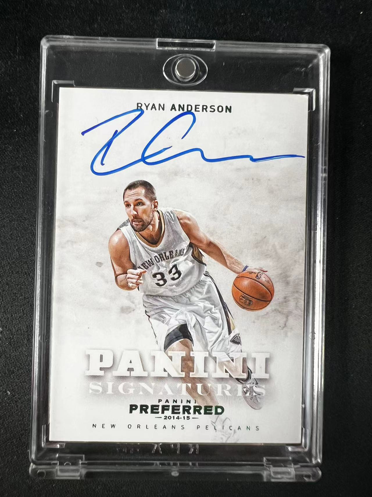 2014-15 Panini Preferred Ryan Anderson 帕尼尼 莱恩 安德森 鹈鹕 带编 低编 5编 签字 卡签 火箭 ...