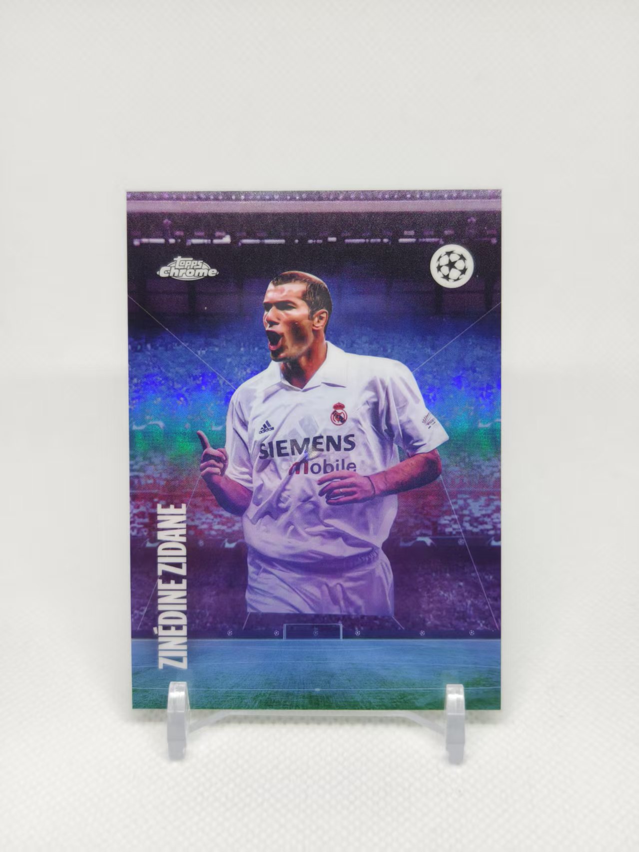 【PACK拍卖】2025 Topps Chrome 欧战 TC Zinedine Zidane 齐达内 齐祖 皇马 法国 Tifo 海报 特卡 ...