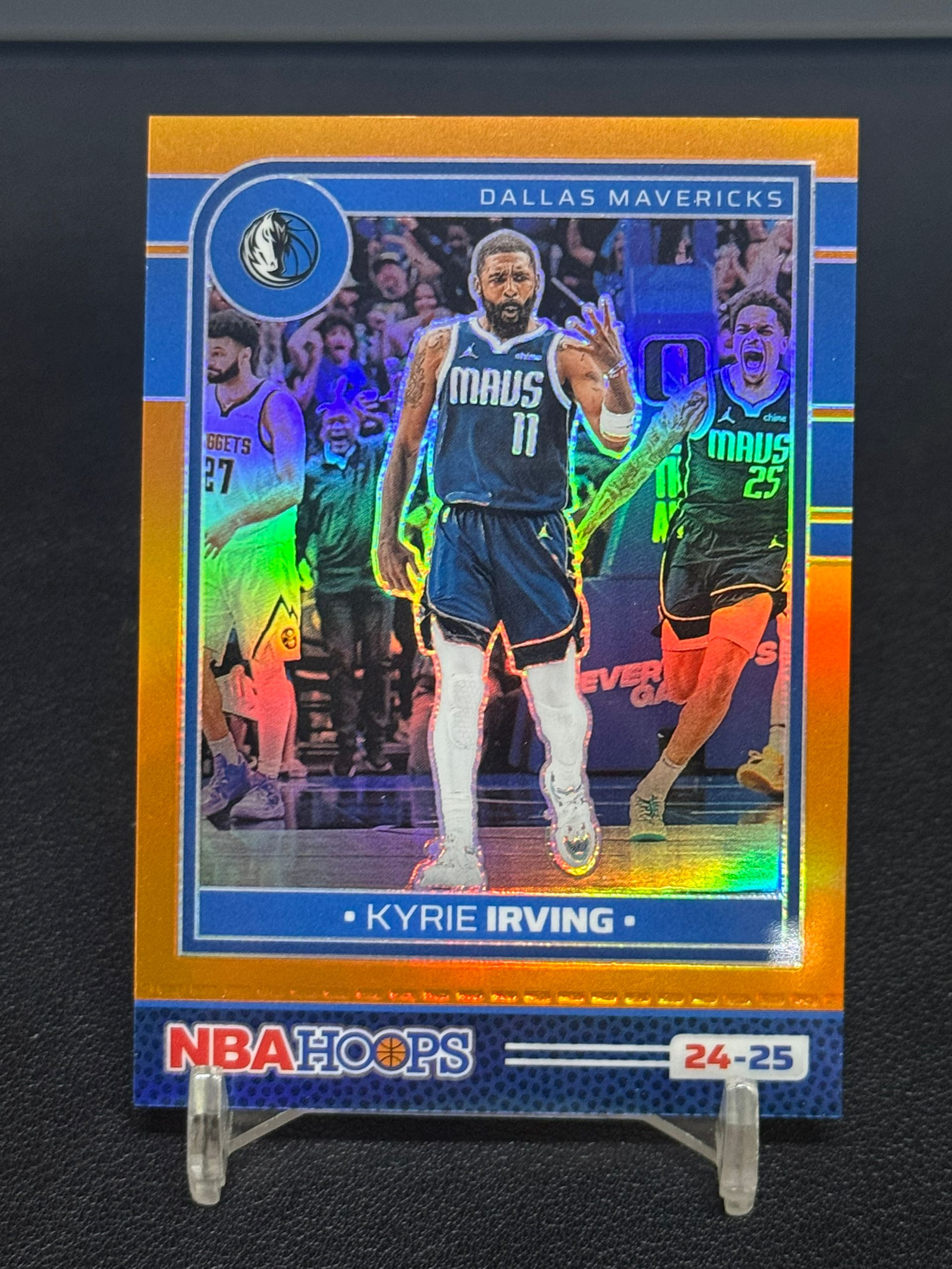 【浩行拍卖 截标预付82%】2024-25 panini hoops kyrie irving 独行侠 凯里 欧文 橙折 折射 147/199 ...