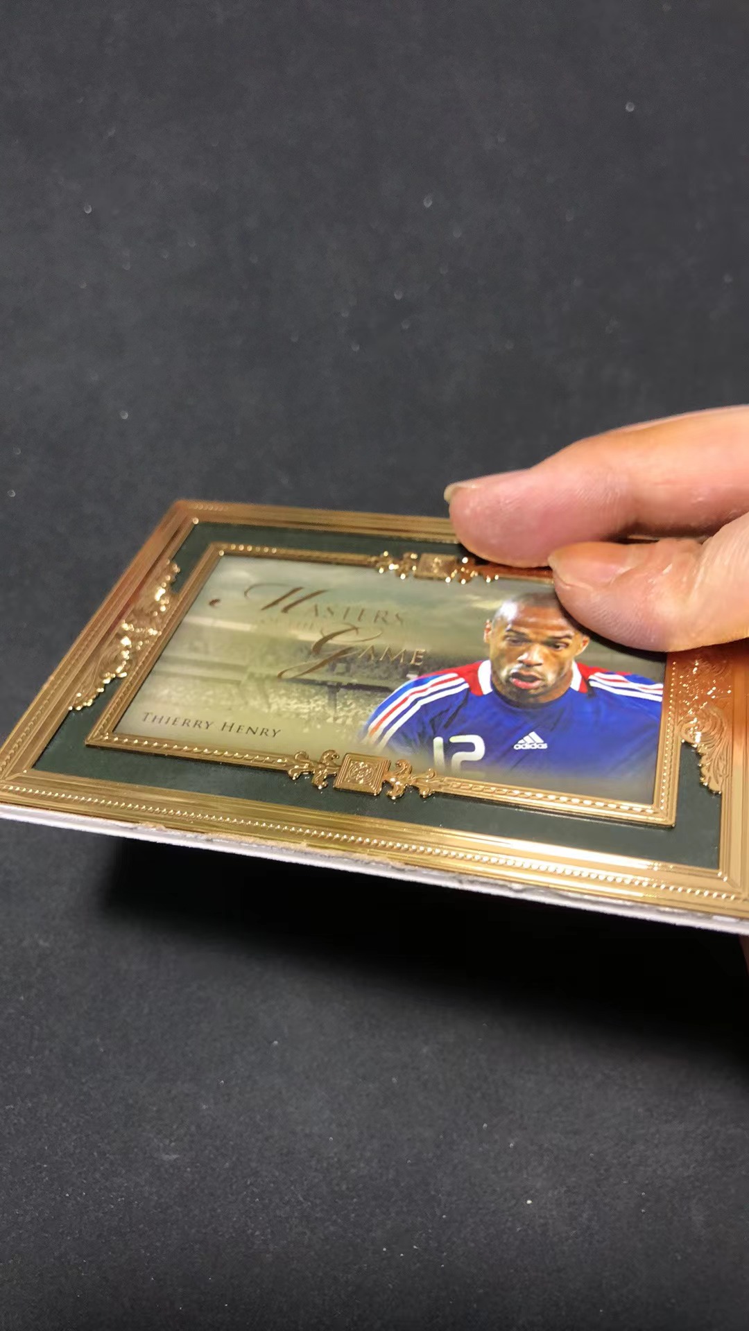 2022 Futera Futera Unique Thierry Henry 福特拉 法国 蒂埃里 亨利 1/11编 金框特卡 ...