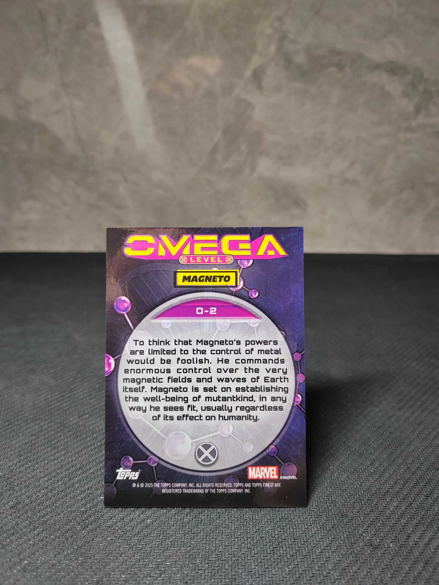 2024 Topps Chrome 漫威 MAGNETO 万磁王 超大比例 ssp omega level 欧米伽等级 折射 特卡 ...