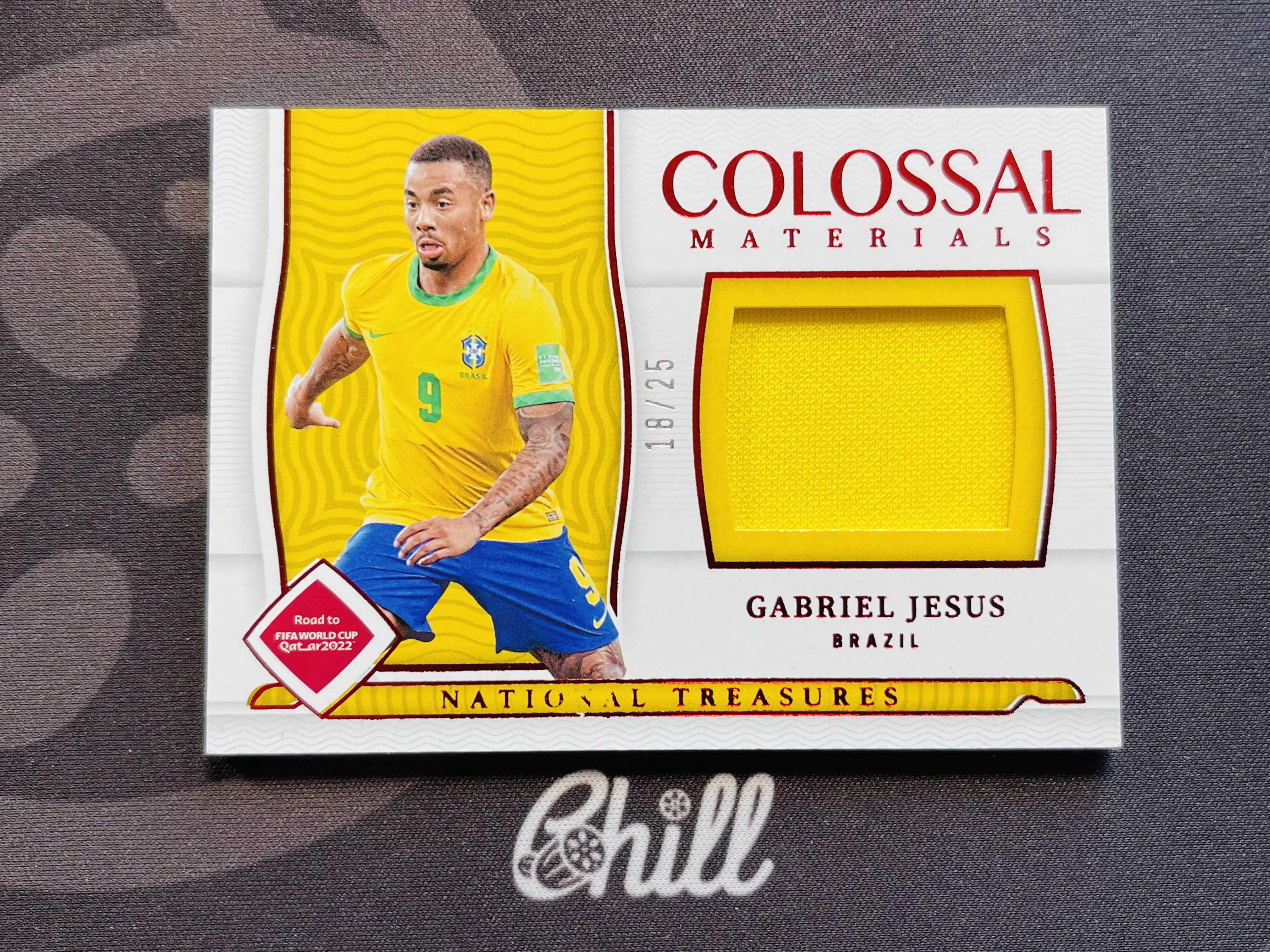 【CHILL官方代拍】hkk023 2022 PANINI 国宝 世界杯 巴西 阿森纳 曼城 COLOSSAL 加布里埃尔 热苏斯 小耶稣 ...