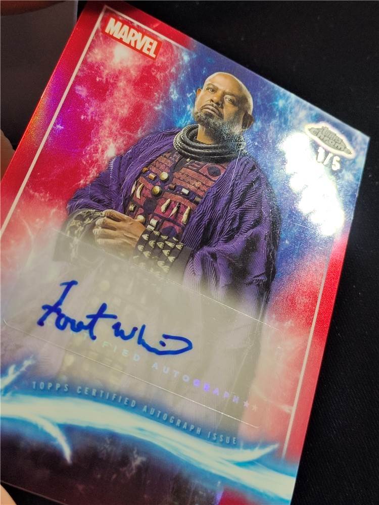 【LA拍卖】2025 Topps Marvel Studios Chrome Zuri TC 漫威影视 人物卡 红折 签字 超低编 超稀少 ...