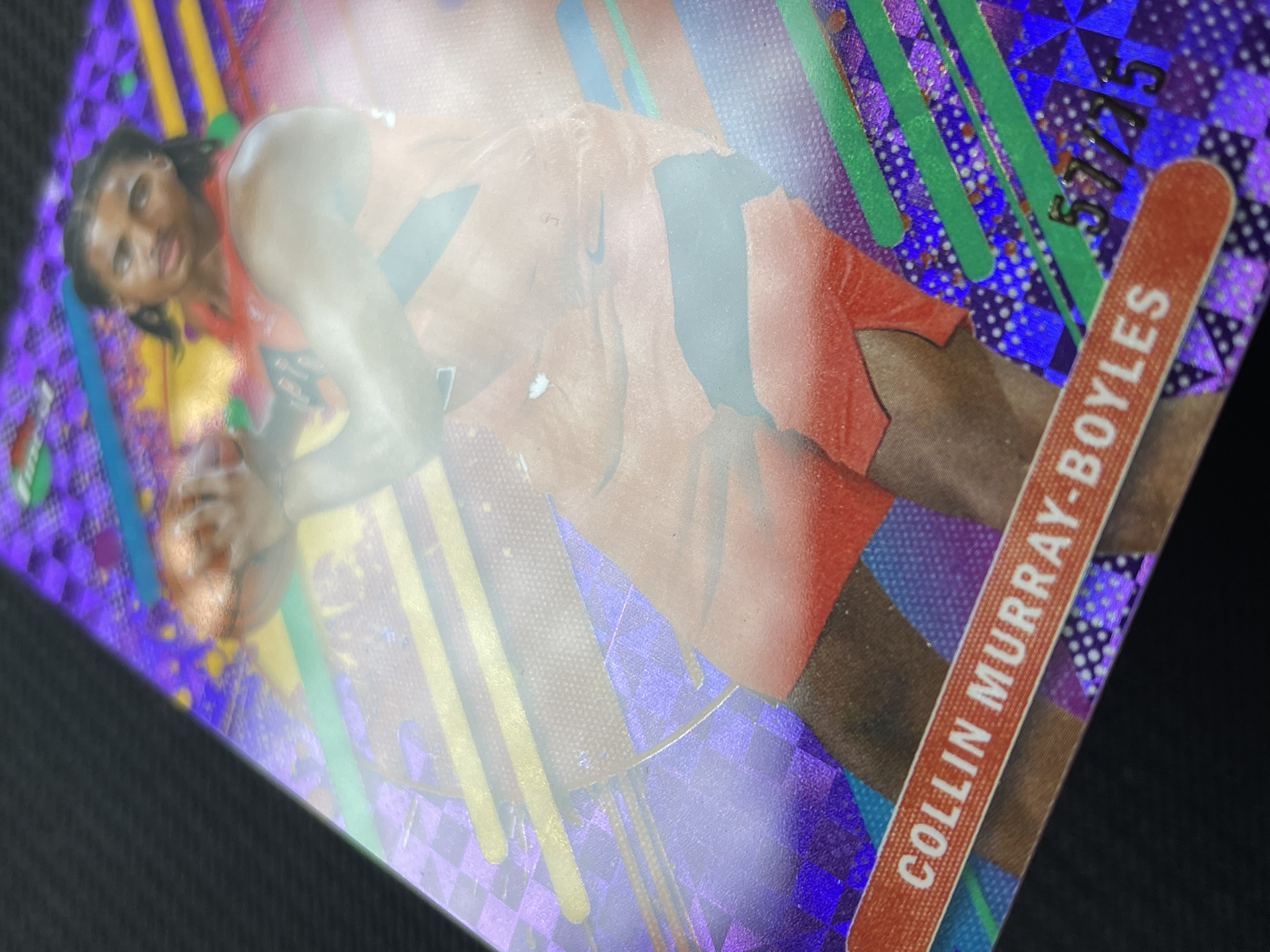 2025-26 Topps Finest Collin Murray-Boyles RC 博伊尔斯 猛龙 新秀 75编 紫格子折 三级 折射 ...