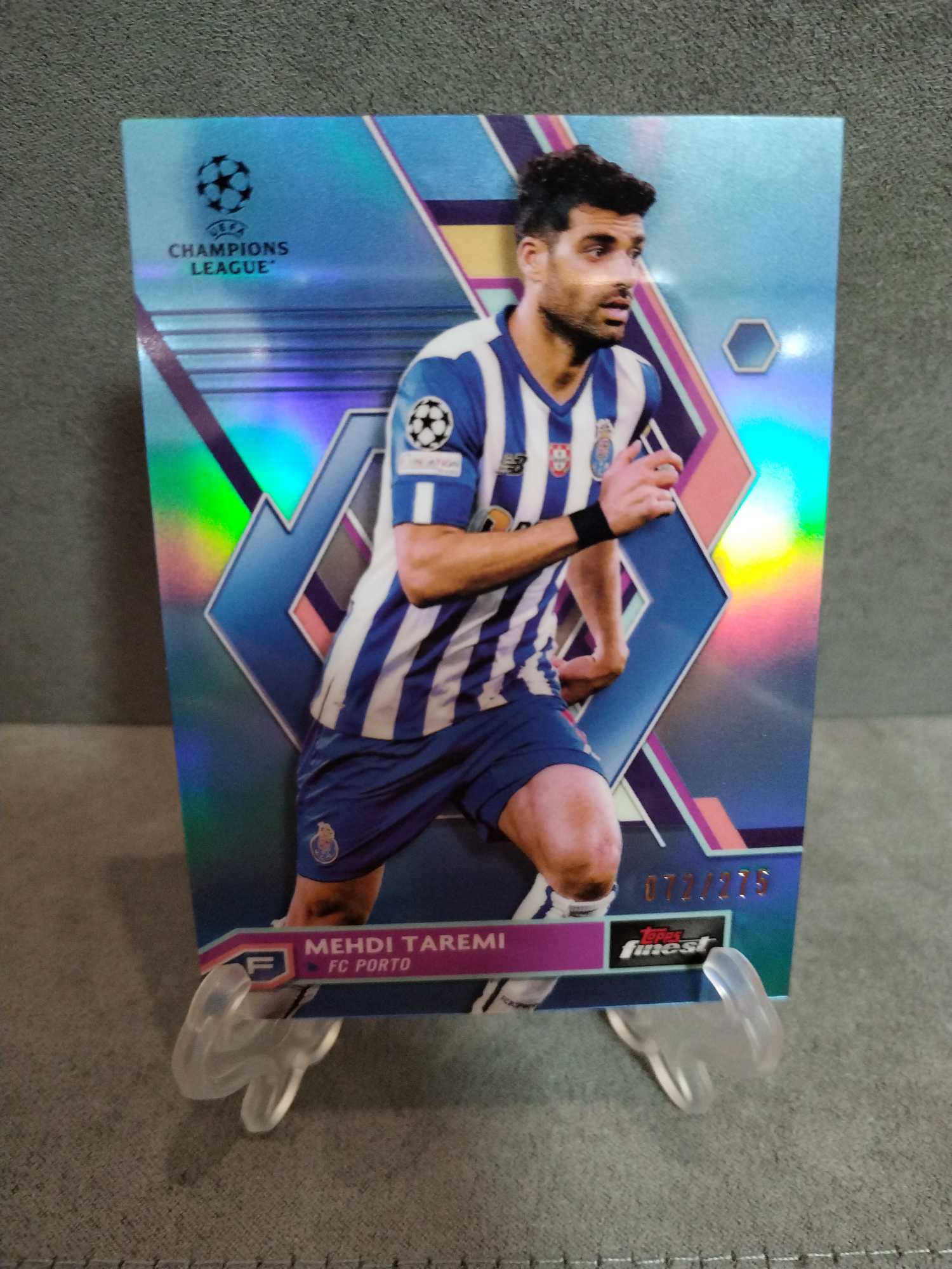 2022-23 Topps Finest Mehdi Taremi 【阿岳球星卡】欧冠 finest 波尔图 迈赫迪 塔雷米 275编 蓝折 ...