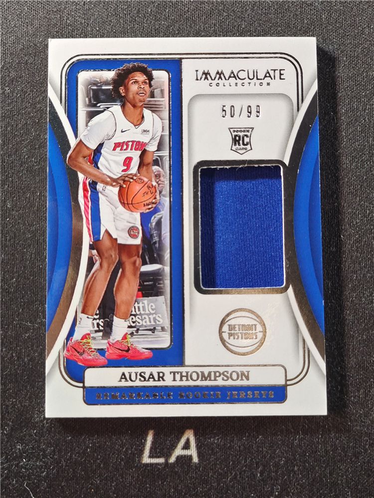 【LA拍卖】2023-24 Panini Immaculate Ausar Thompson 新秀RC 奥萨尔 汤普森 活塞 高位秀 未来可期 ...