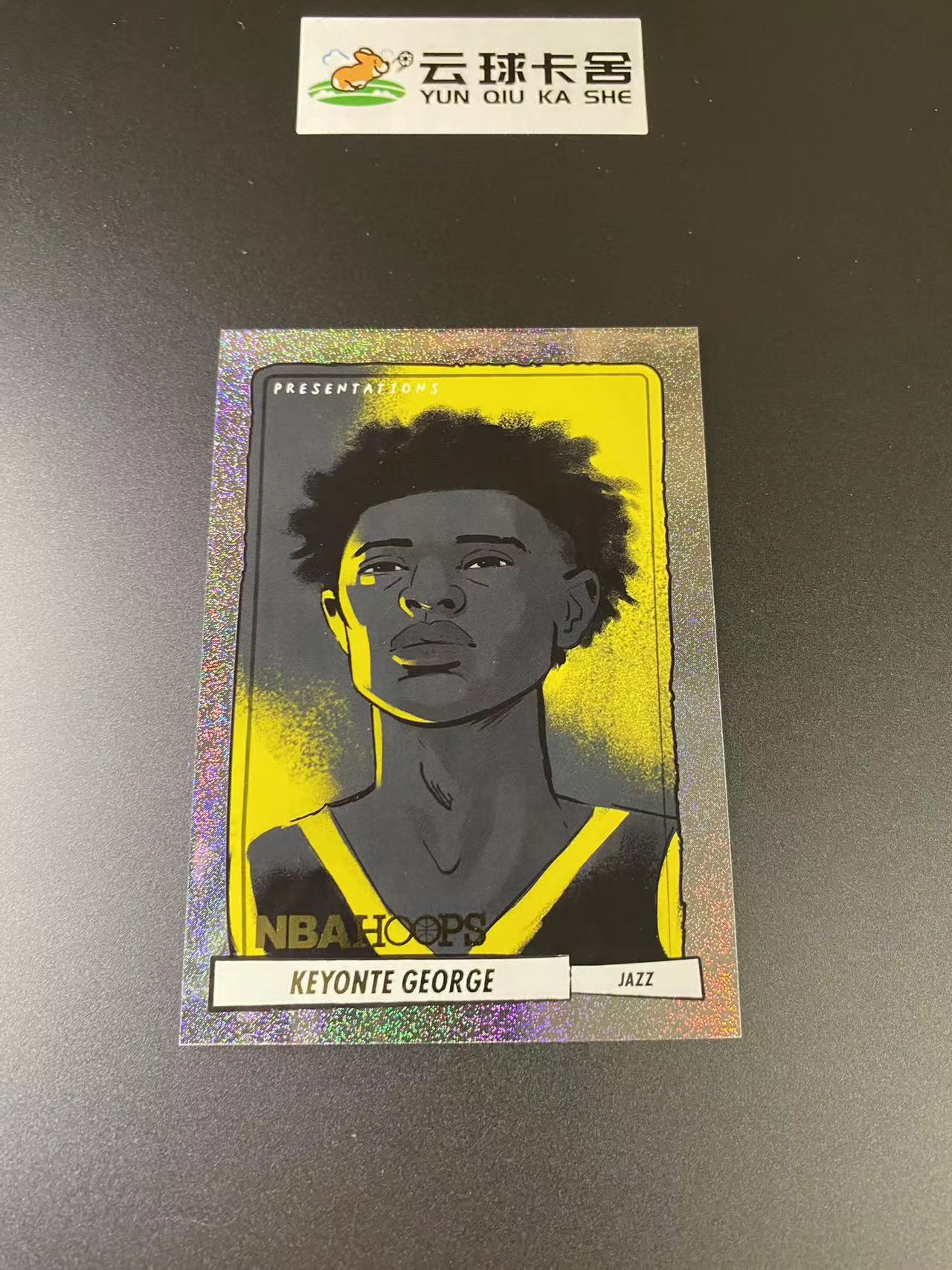 2023-24 Panini HOOPS Keyonte George RC 基昂特·乔治 漫画特卡 大比例 爵士 瑕疵如图【skkkkkk·云球代卖】CGE 卡淘