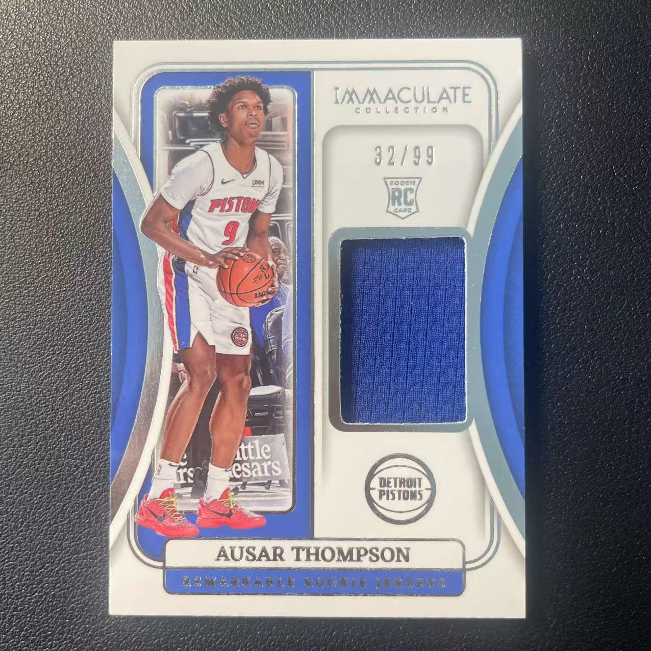 2023-24 Panini Immaculate Ausar Thompson RC 【哆咪拍卖】IMM 奥萨尔 汤普森 活塞 /99编 ...