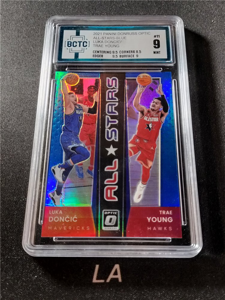 【LA拍卖】2021-22 Panini Donruss Optic Luka Doncic 杜蕾斯OP 卢卡 东契奇 独行侠 湖人 特雷 杨 ...