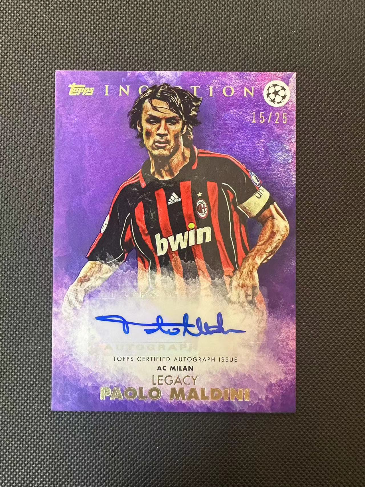 2021-22 Topps Inception Paolo Maldini 盗梦空间 盗梦 意大利 AC米兰 马队 保罗 马尔蒂尼 传奇 领袖 ...