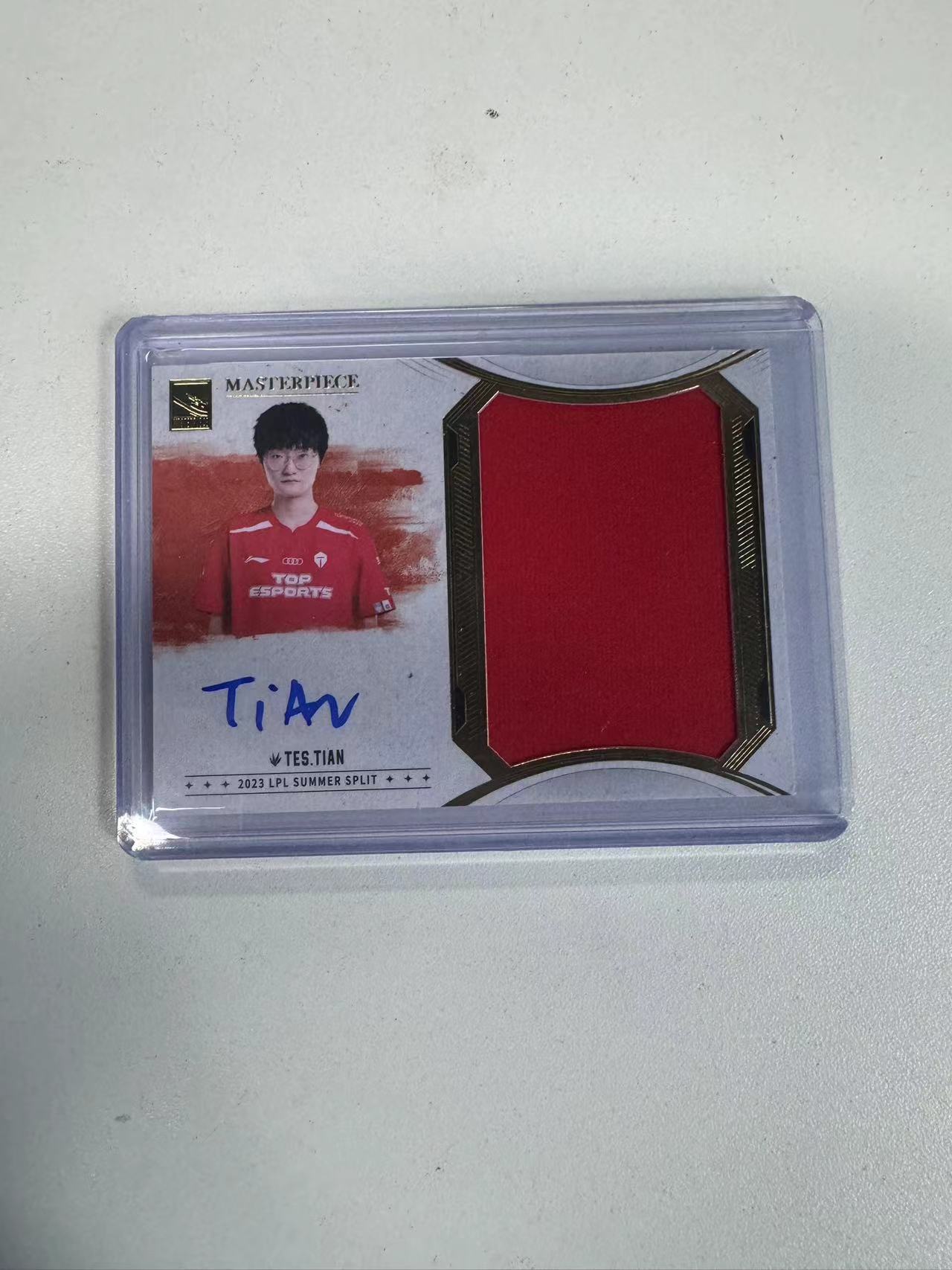 2024 Other 英雄联盟 LPL LCK buffun 不凡玩品英雄联盟选手卡杰作系列Lpl LCK TES选手 TIAN 15编物料签 ...