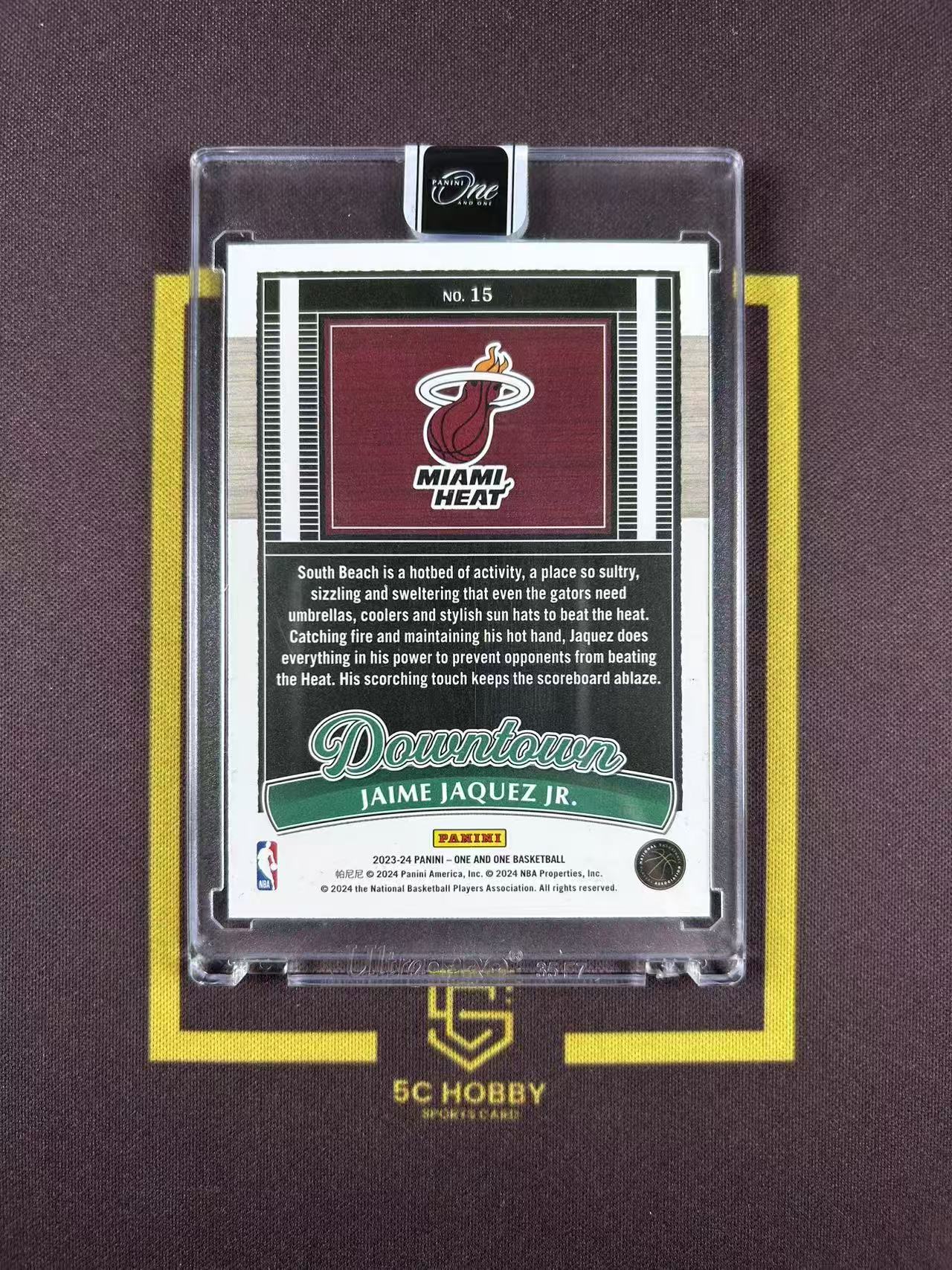 2023-24 Panini One and One Jaime Jaquez Jr. RC 经典高端系列 原封砖 大比例SSP ...