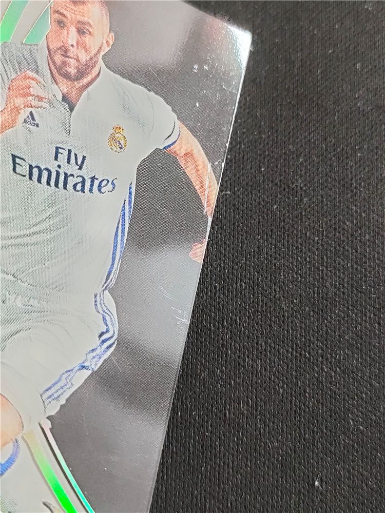 【LA足球】2017 Panini Immaculate 元年 Karim Benzema 皇马 皇家马德里 本泽马 队徽 LOGO 暴力切 ...