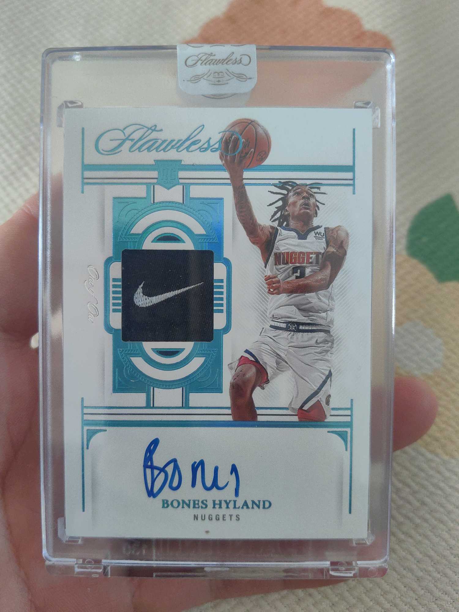 2021-22 Panini Flawless Bones Hyland RC 海兰德 手提 新秀 rpa切割 勾子 tag 1/1编 卡签 ...