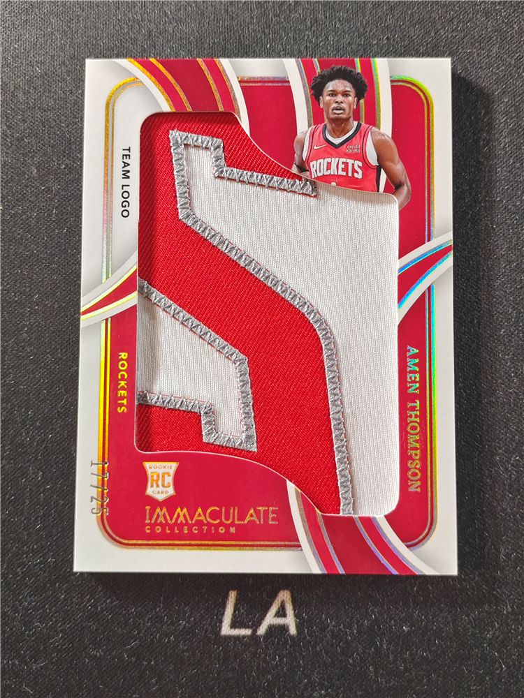 【LA拍卖】2023-24 Panini Immaculate Amen Thompson 新秀RC 阿门 汤普森 最佳新秀二阵 火箭 ...
