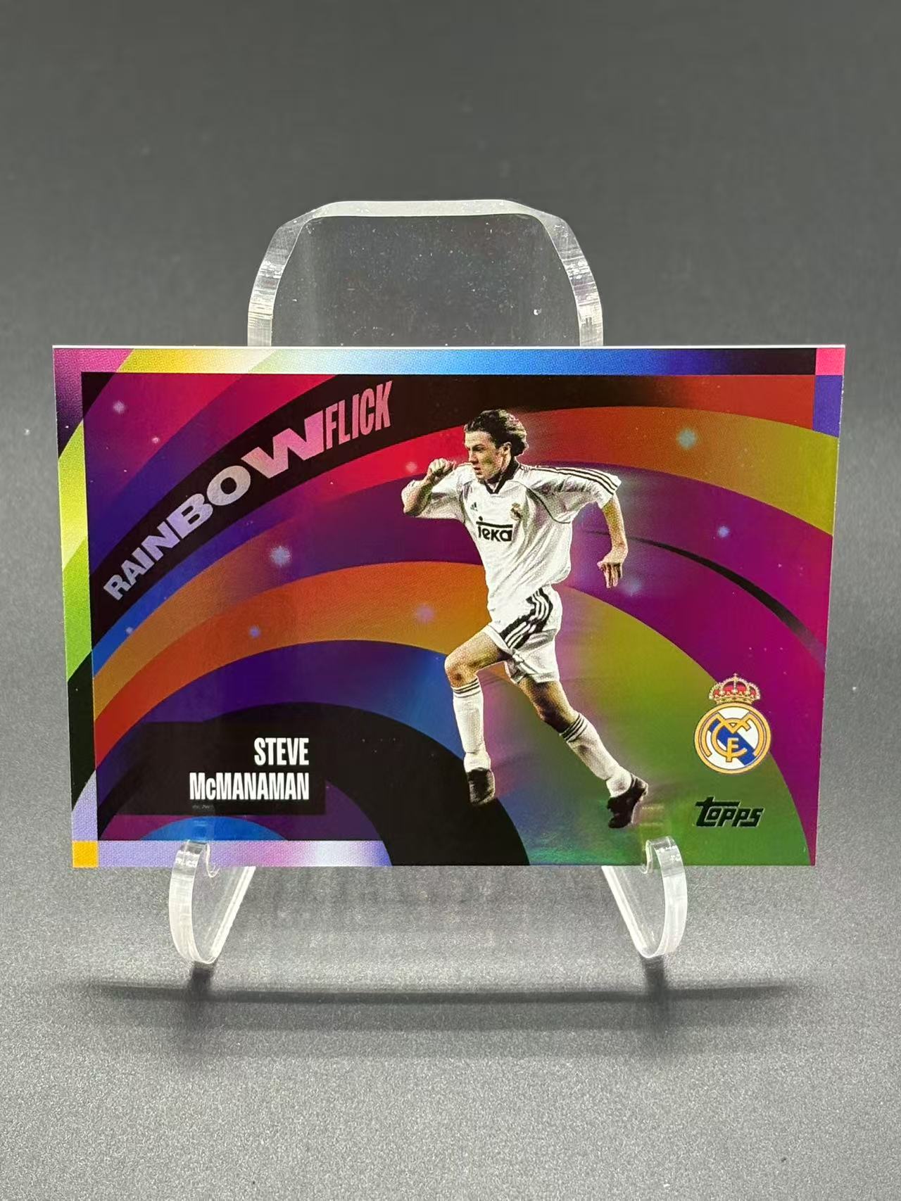 2024 Topps Real Madrid Steve McManaman 足球 全新皇马队盒 史蒂夫 麦克马纳曼 彩虹过人 特卡 箱货 ...