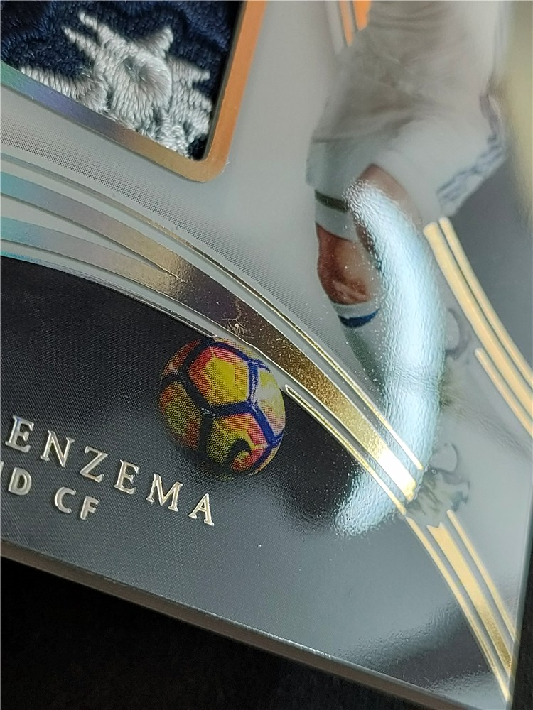 【LA足球】2017 Panini Immaculate 元年 Karim Benzema 皇马 皇家马德里 本泽马 队徽 LOGO 暴力切 ...