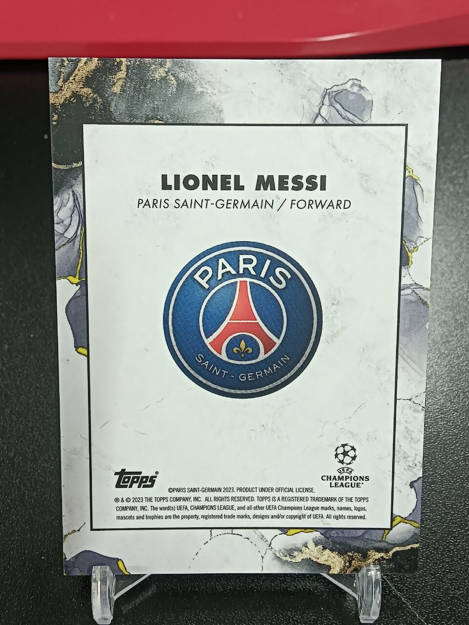 【浩行拍卖 截标预付75%】2023 Topps Inception Lionel Messi 欧冠 盗梦空间 巴黎圣日耳曼 梅西 球王 收藏 ...