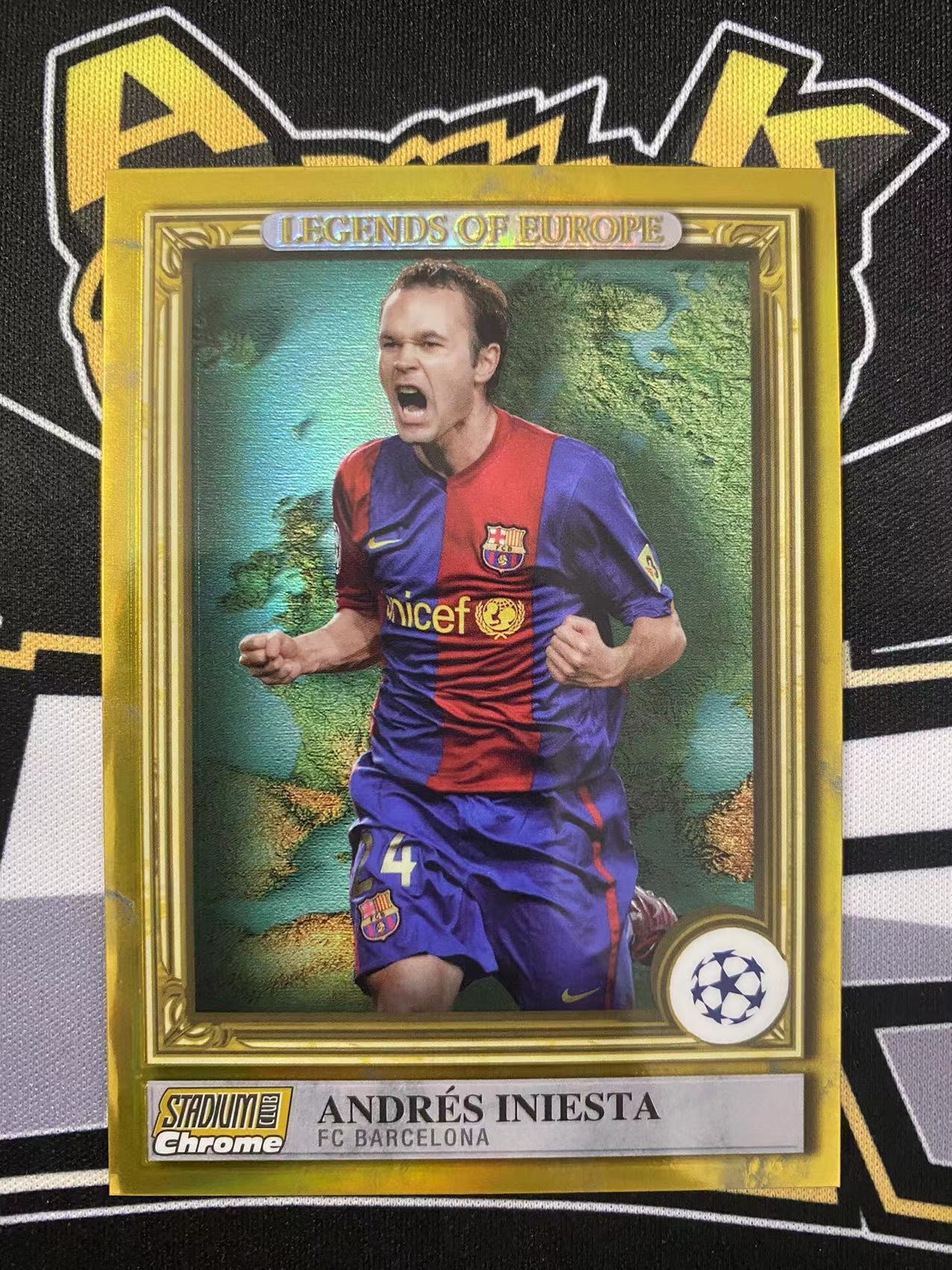 【扒卡拍卖】2023 Topps Stadium Club Chrome 欧冠竞技场 Andres Iniesta 安德雷斯伊涅斯塔 西班牙 ...
