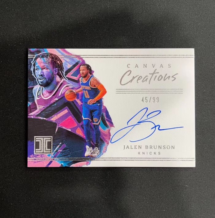 2022 23 Panini Impeccable Jalen Brunson 【长安代卖】小真金 尼克斯 杰伦布朗森 布伦森 油画签字 卡签