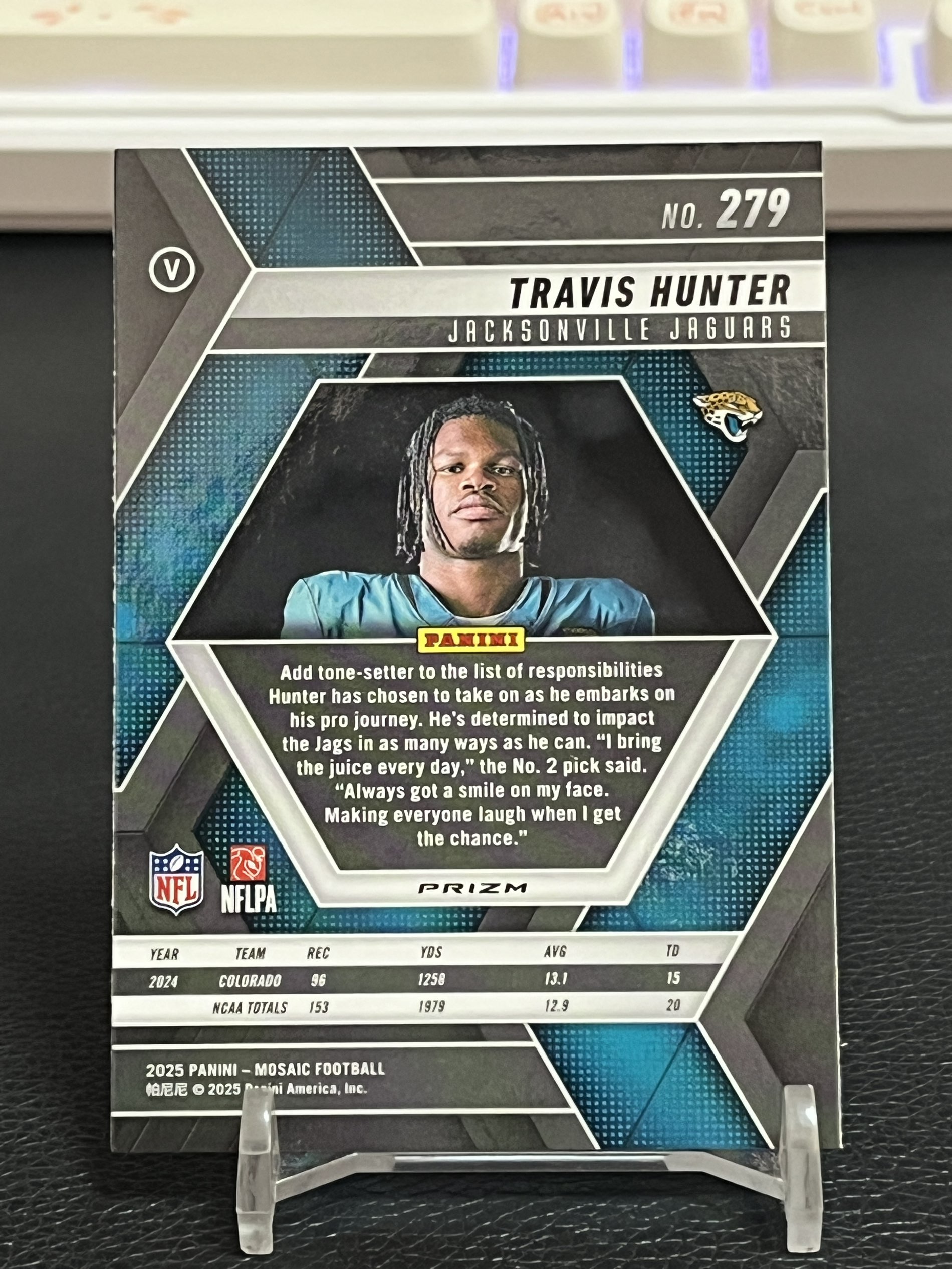 【浩行拍卖 截标预付82%】2025 panini mosaic travis hunter 马赛克 美洲虎 特拉维斯 亨特 新秀 rc ...