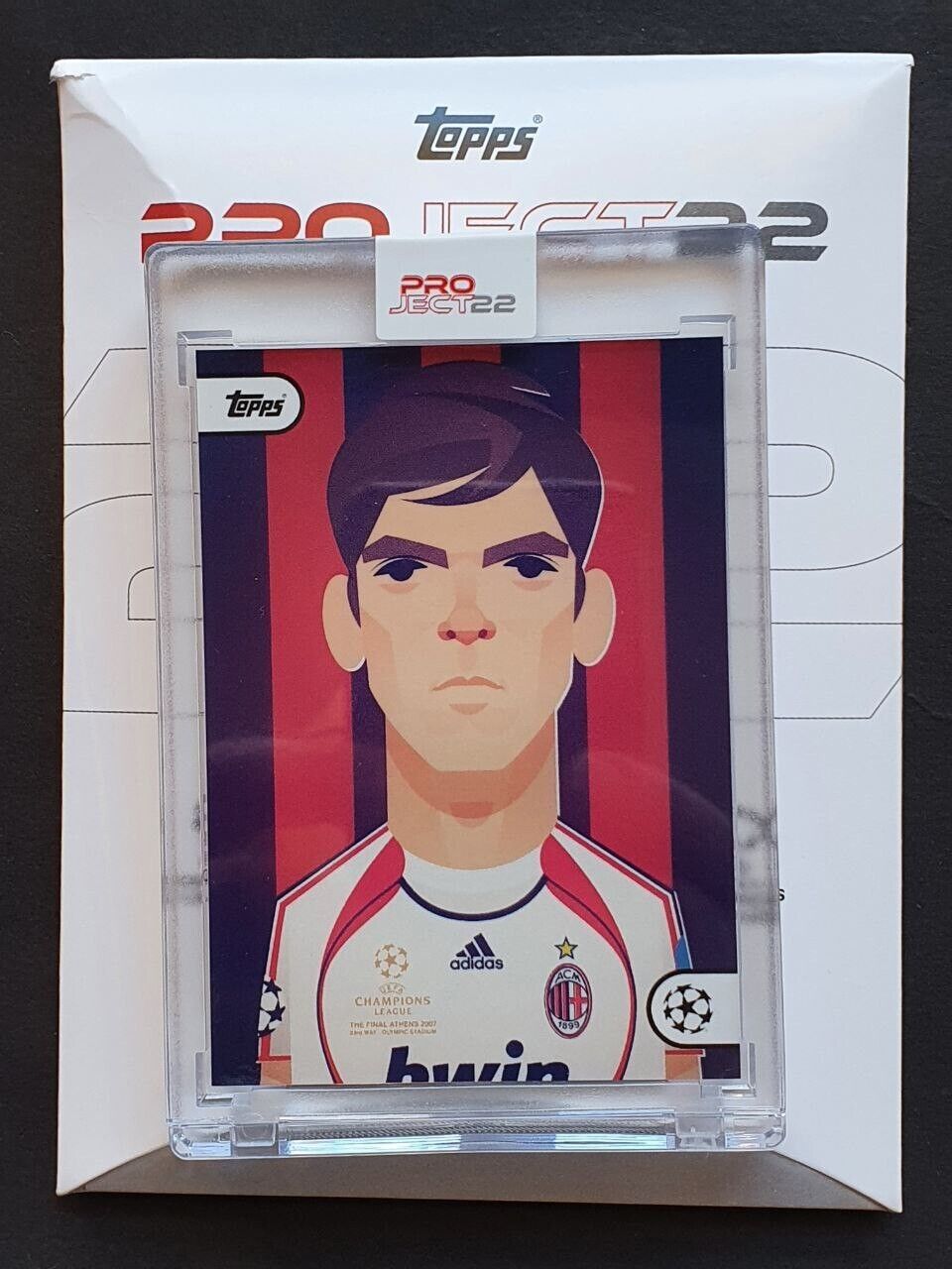 2022-23 Topps Limited Kaká Project 22 艺术家限量版 卡卡 KAKA 传奇中场 AC 米兰 皇马 金球奖 ...