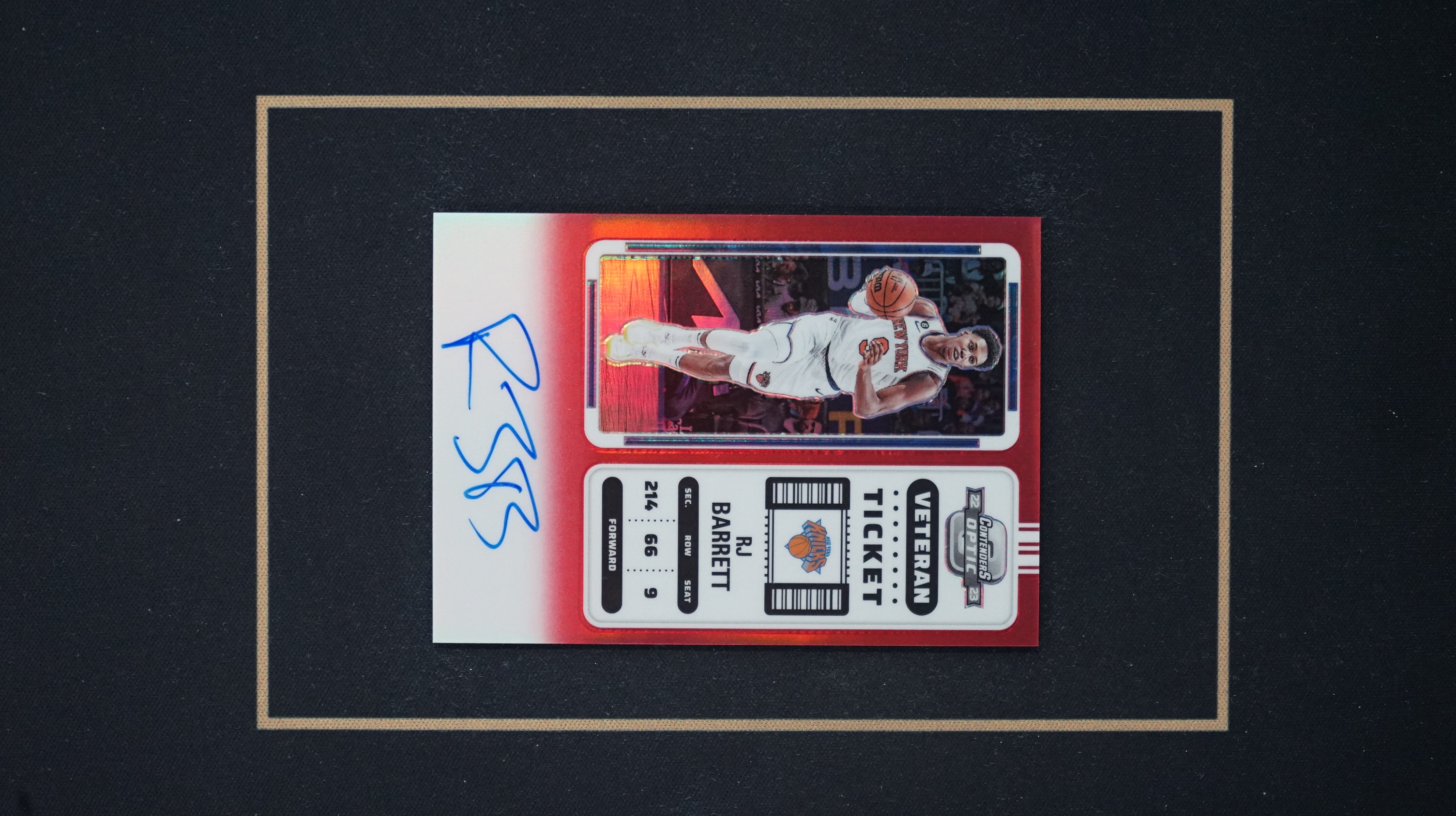 2022-23 Panini Contenders Optic R.J. Barrett 球票OP 尼克斯 RJ巴雷特 RJB 60编 红折 ...