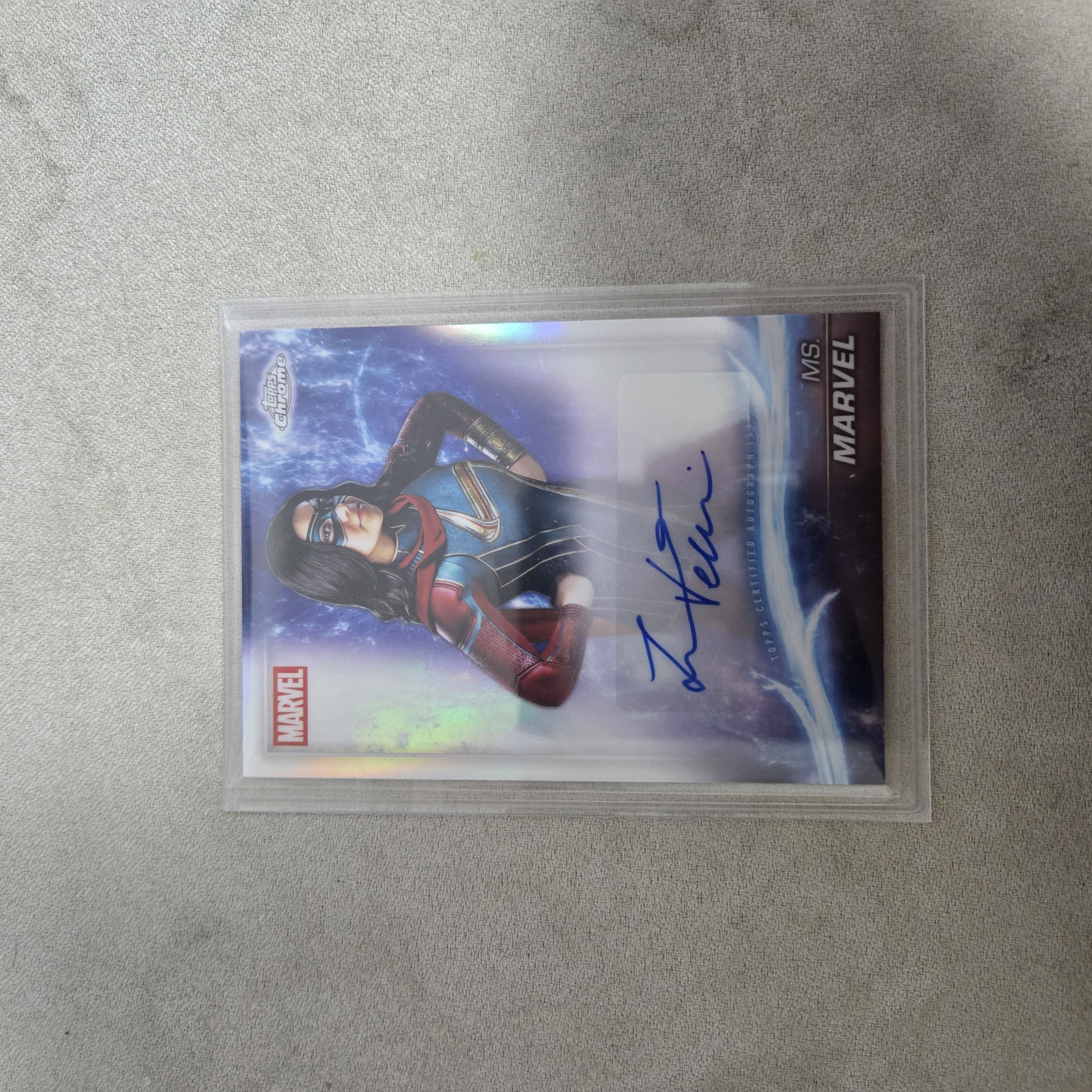 2025 Topps Marvel (MCU) Chrome Studios 漫威tc影视 元年 签字 Ms.Marvel 惊奇女士 卡品如图 ...
