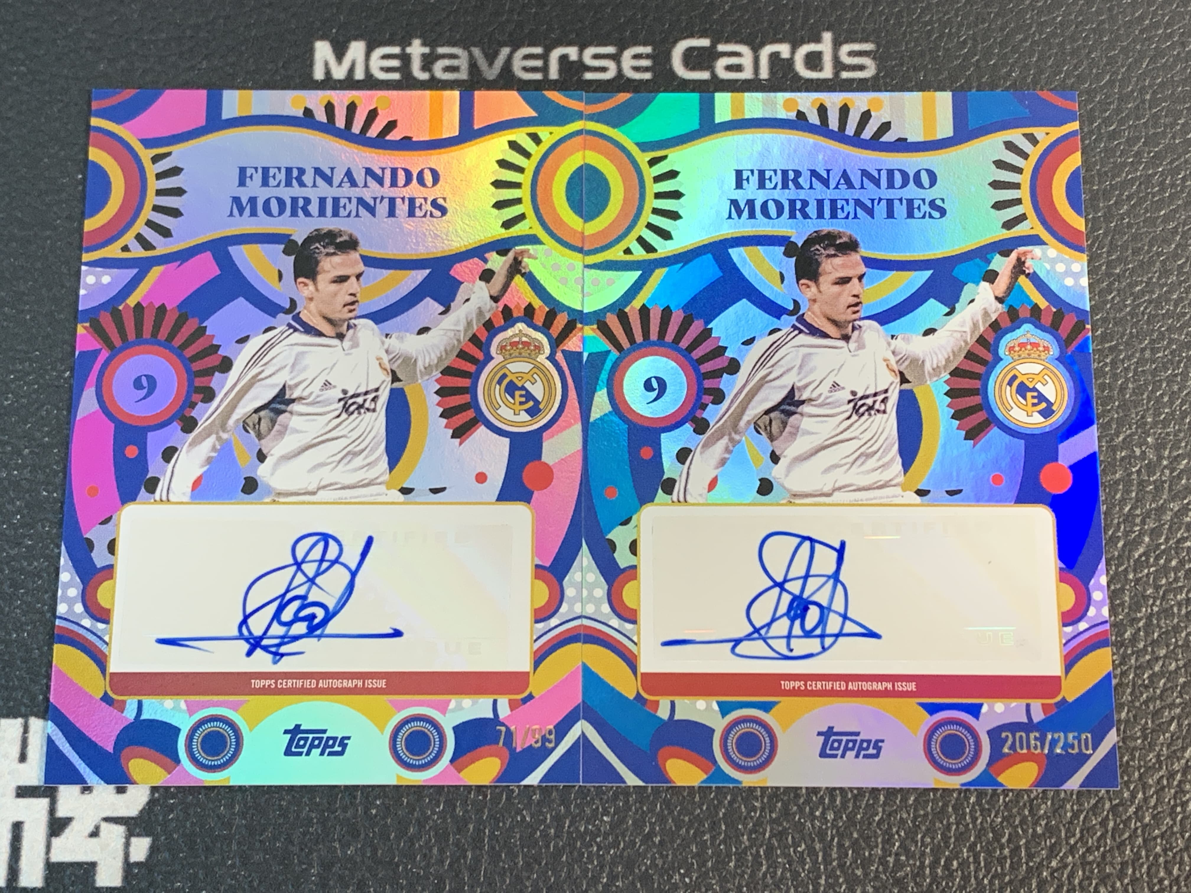 【元宇宙拍卖】Cash总650：2024-25 Topps Real Madrid Team Set Fernando Morientes ...