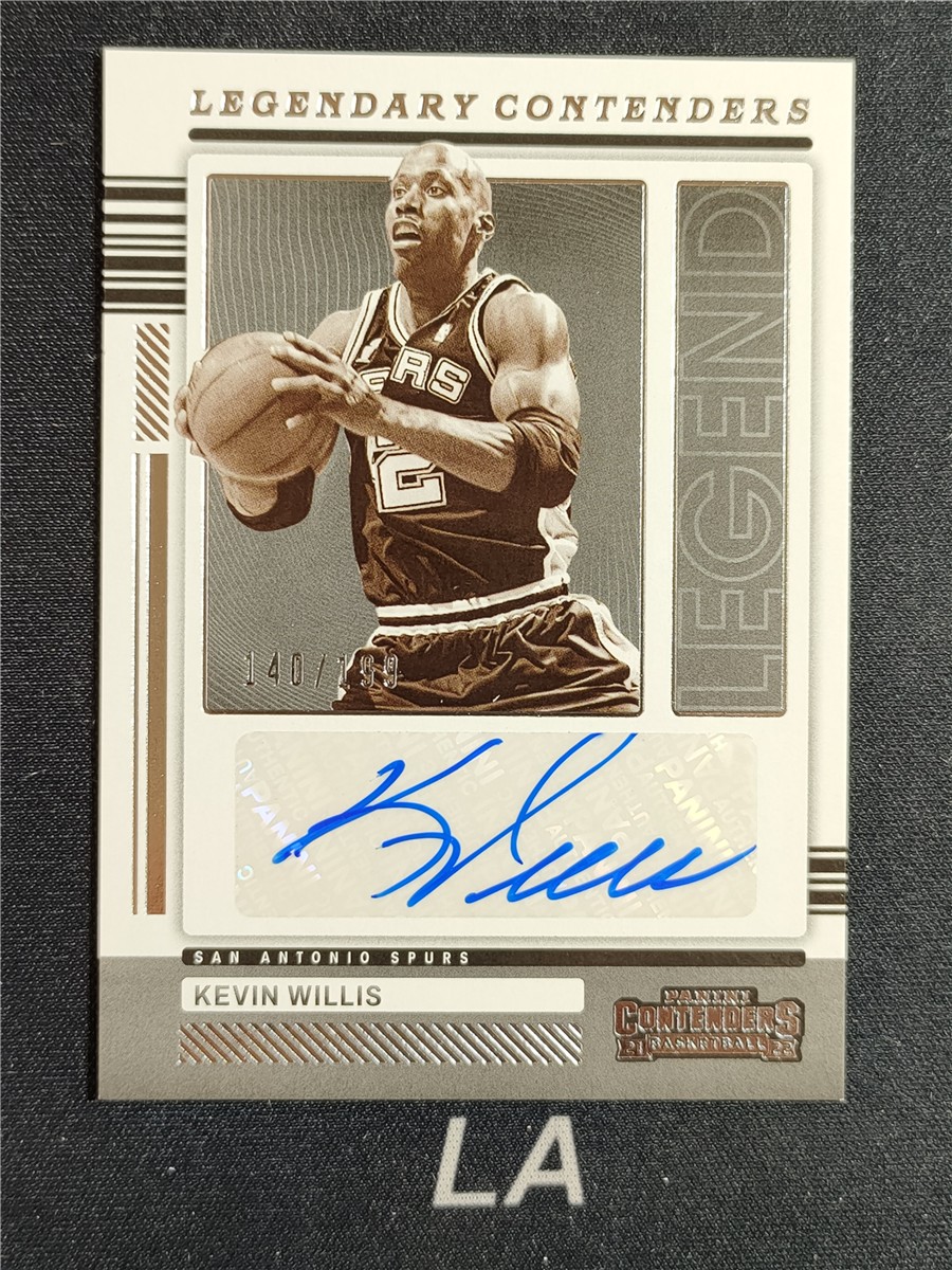 【LA拍卖】2021-22 Panini Contenders Kevin Willis 球票 凯文 威利斯 马刺队 Legendary 传奇 签字 /199 专收必备 XUT 卡淘