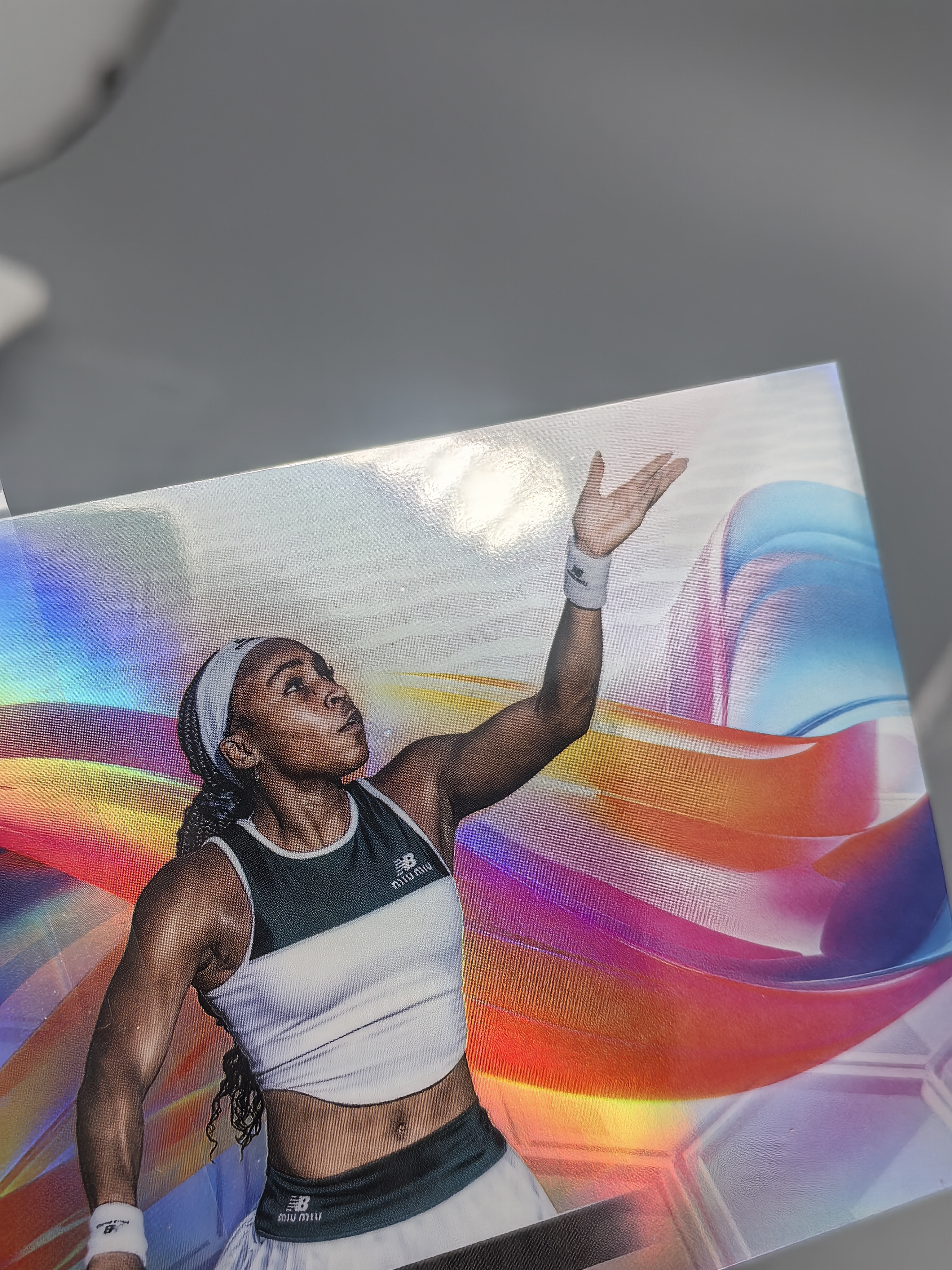【拆吧代拍】2025 Topps Chrome 网球TC Coco Gauff 可可高芙 Helix 螺纹特卡 海利克斯 大比例 SPP 折射 ...