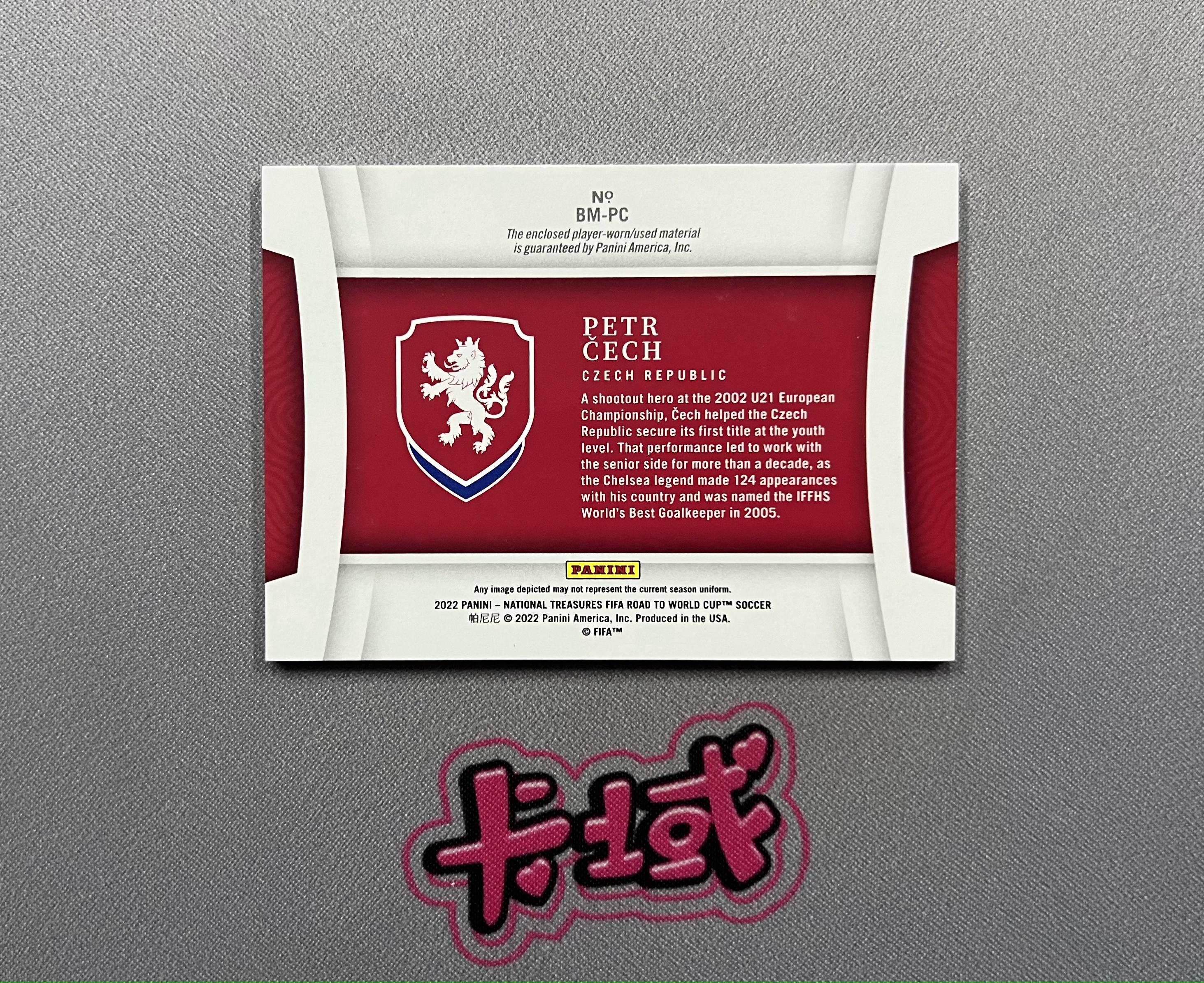 2022 Panini National Treasures Petr Cech 【卡域代卖】国宝 世界杯 物料 球衣 25编 捷克 切赫 卡 ...