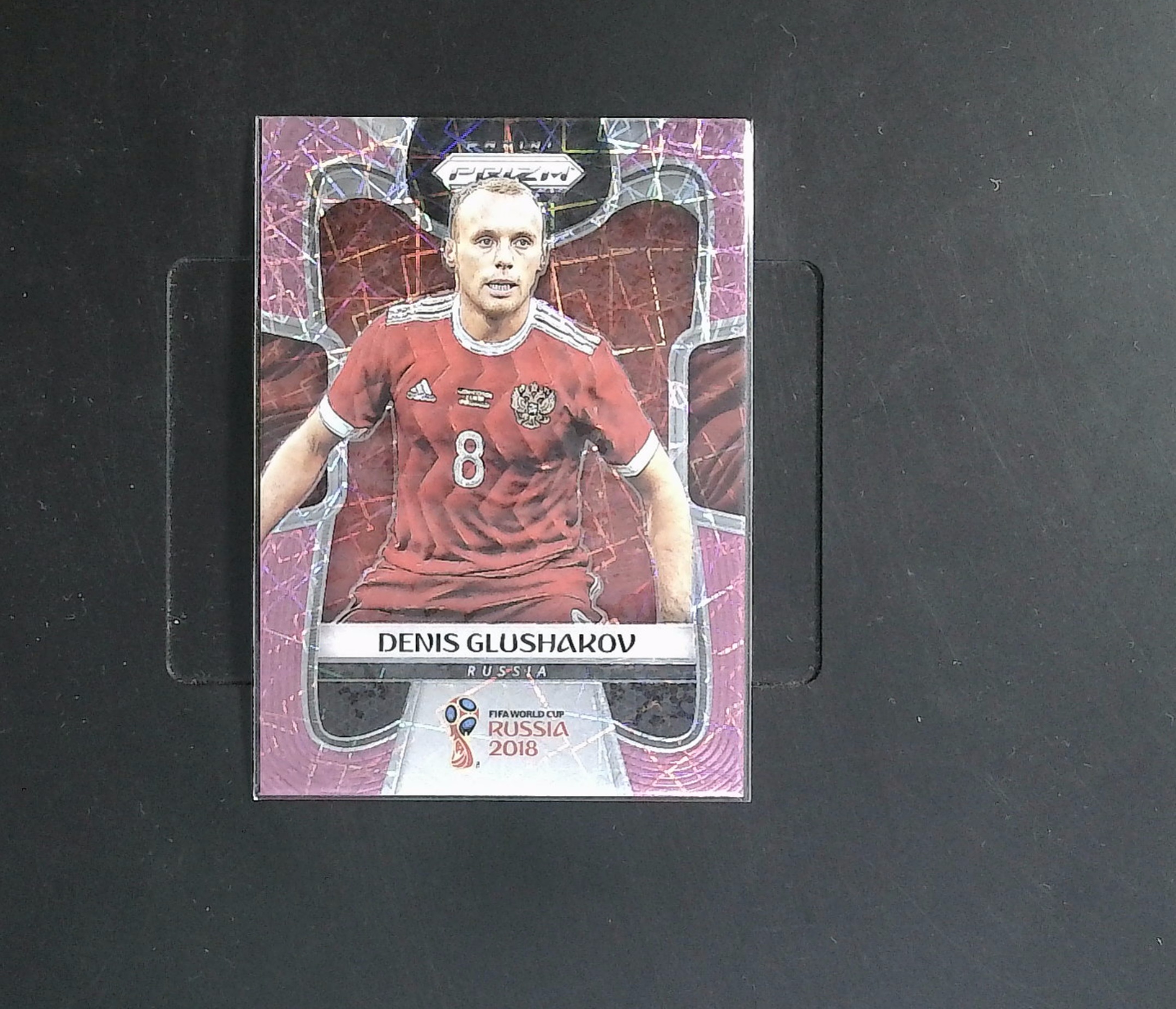 2018 Panini World Cup Prizm Denis Glushakov #168 俄罗斯世界杯 俄罗斯 丹尼斯·格卢沙科夫 粉 ...