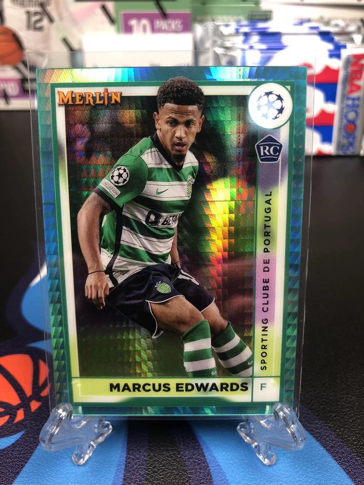 2023 Topps merlin marcus edwards RC 梅林 系列 马库斯 爱德华兹 RC 新秀 青龙鳞折 折射 葡萄牙体育 ...