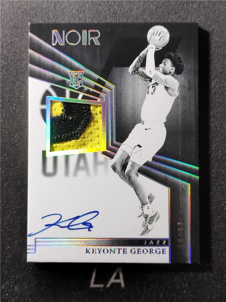 【LA拍卖】2023-24 Panini Noir Keyonte George 诺尔 新秀RC 基昂特 乔治 潜力股 未来大热 爵士新大腿 ...