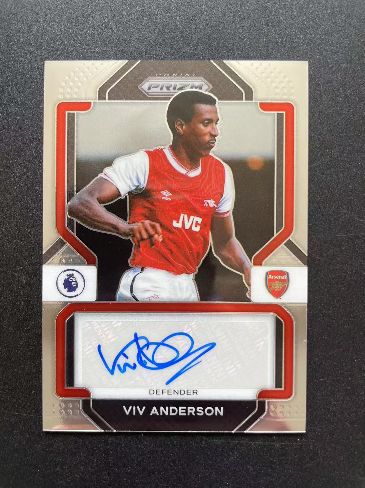 2022-23 【小点点拍卖】 Prizm Viv Anderson 英超PZ 维维 安德森 阿森纳 传奇 签字 卡品如图 收藏必备（依依） 卡淘