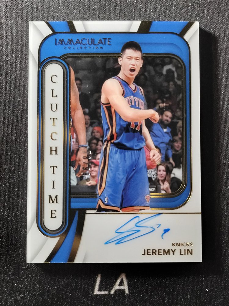【LA拍卖精品】2023-24 Panini Immaculate Jeremy Lin 林书豪 篮网 勇士 湖人 老鹰 纽约名宿 尼克斯 豪 ...
